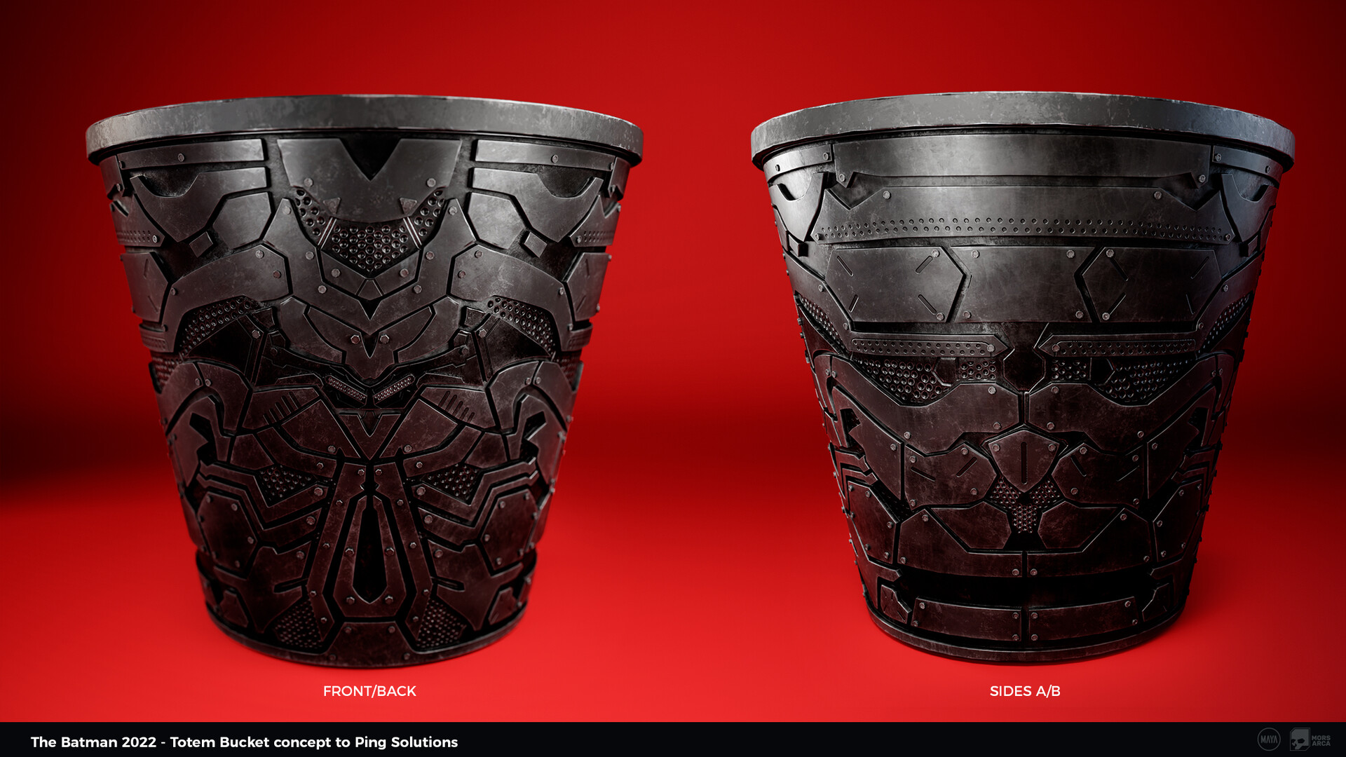 Alejandro Maya - The Batman (2022) 3d bucket concept