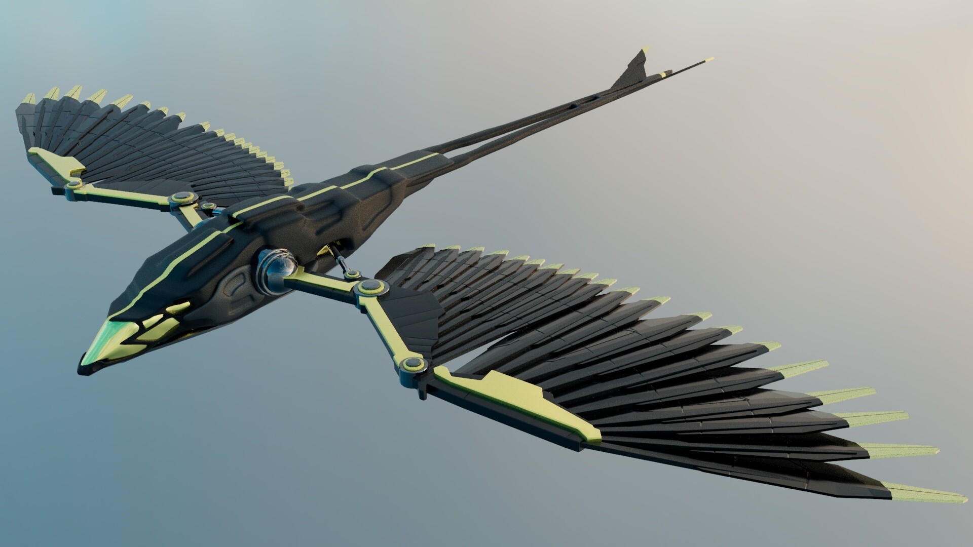 ArtStation - Ornithopter 3D Model