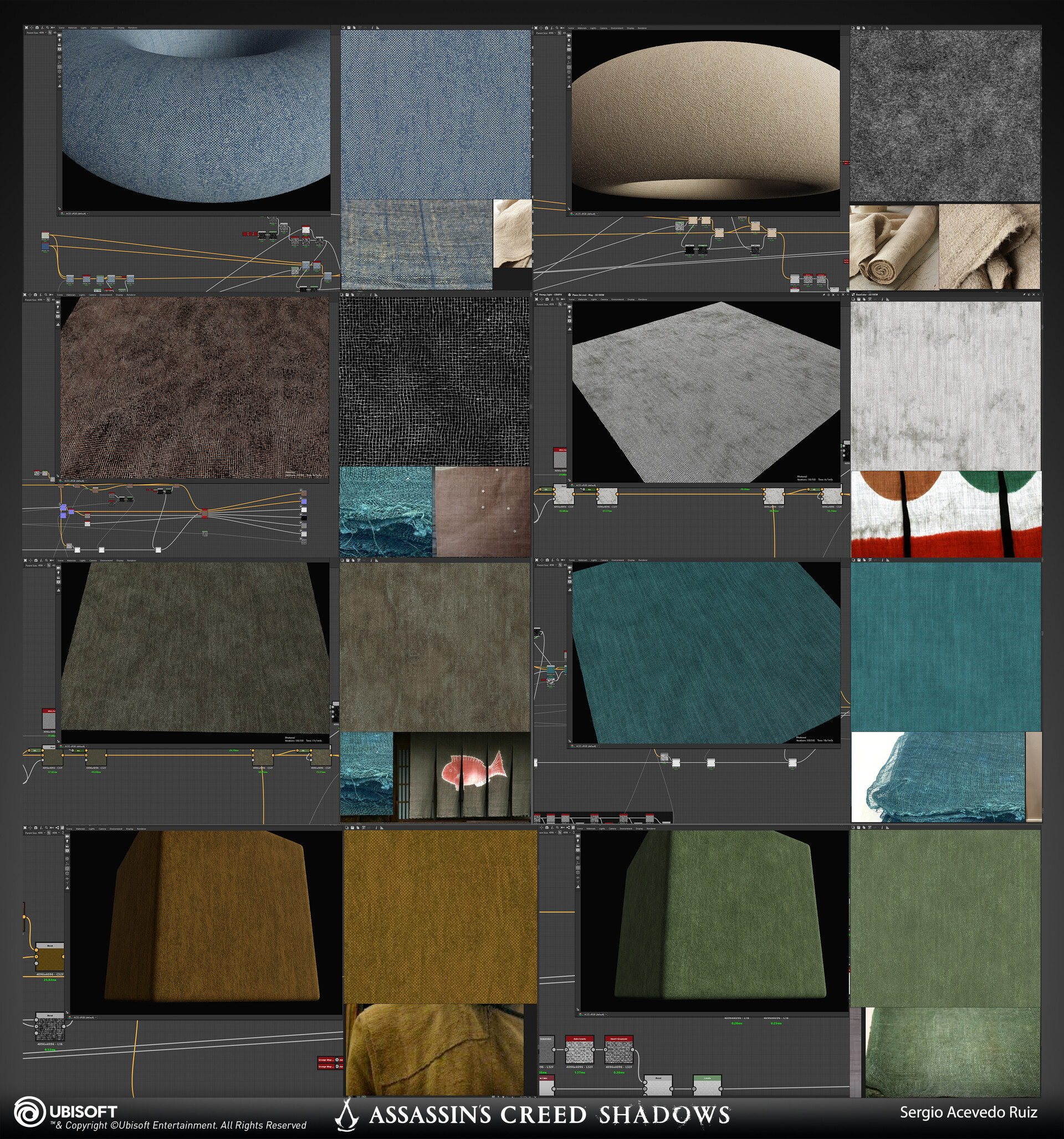 Sergio Acevedo Ruiz - Assassin's Creed Shadows - Fabrics
