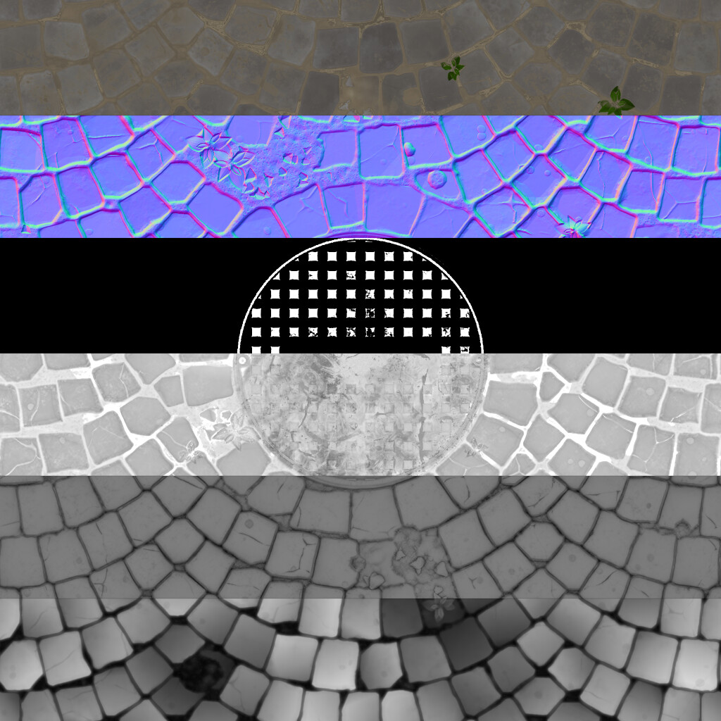 Anna Rudzka - Stone pavement like in Fortnite