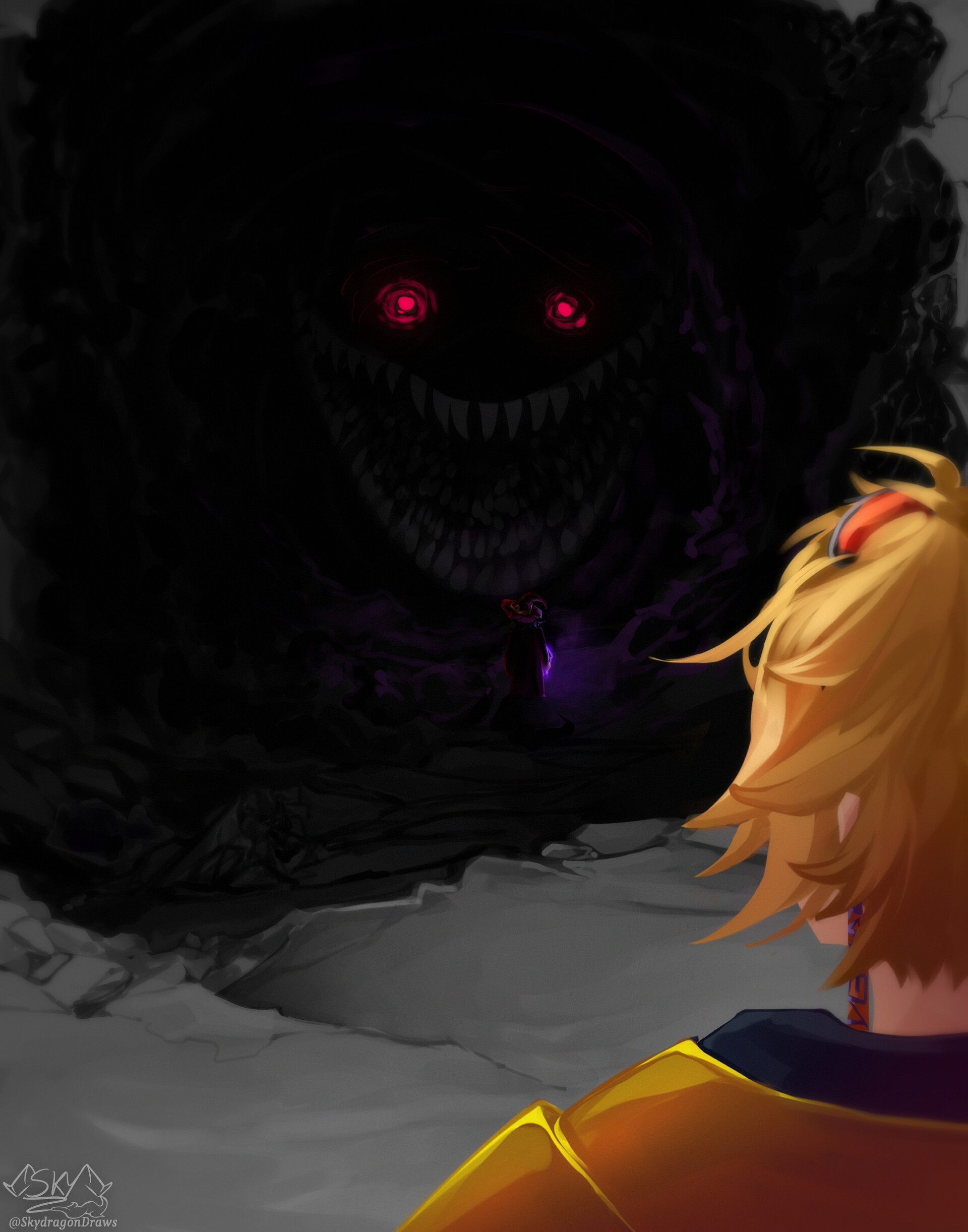 ArtStation - The Cave Smiles Back.