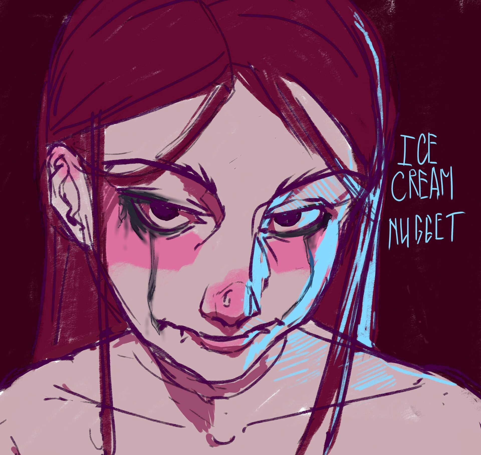 Emilyena Strange - Redrawing my sub's art 1