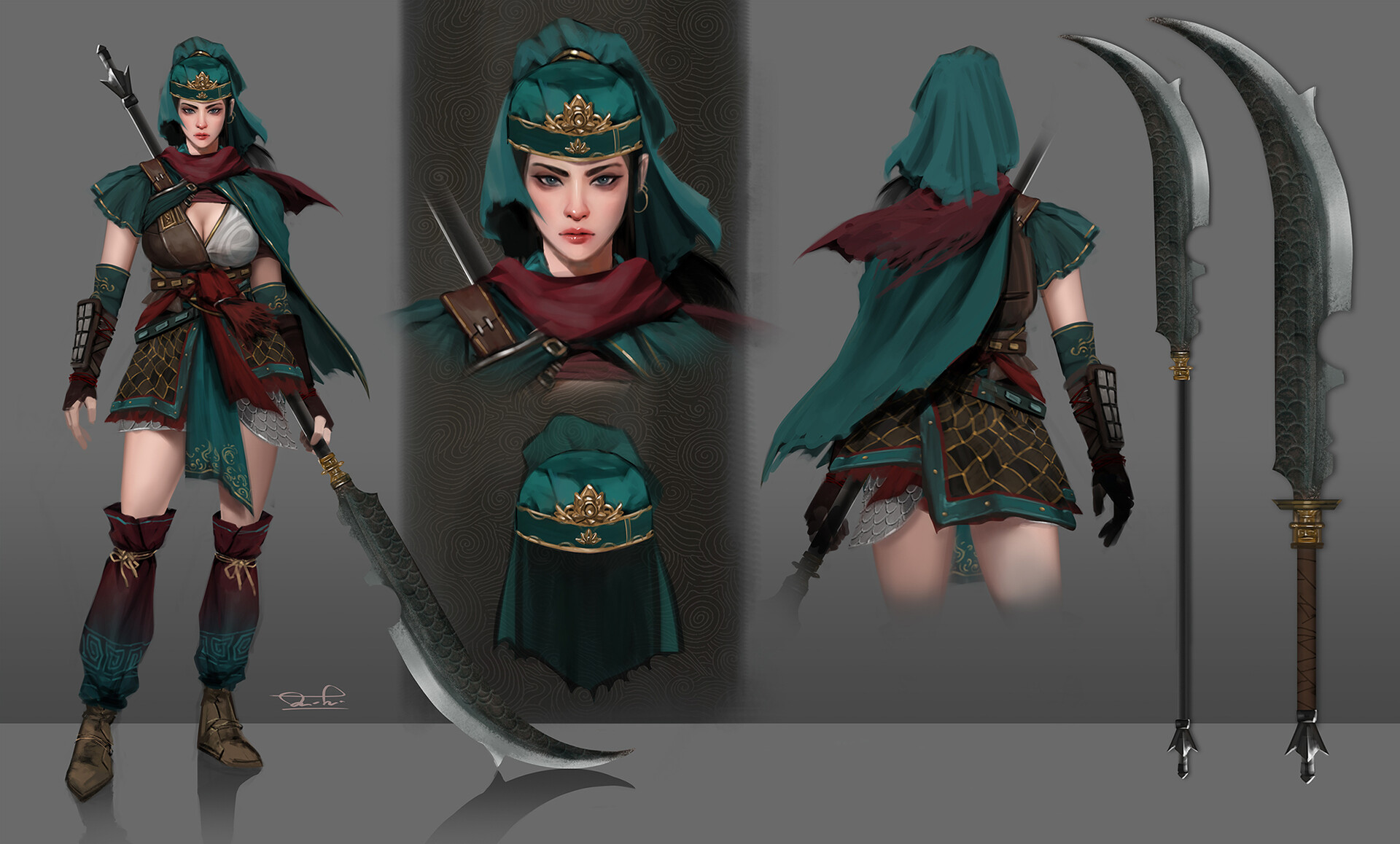 ArtStation - Guan Yu - Character concept art