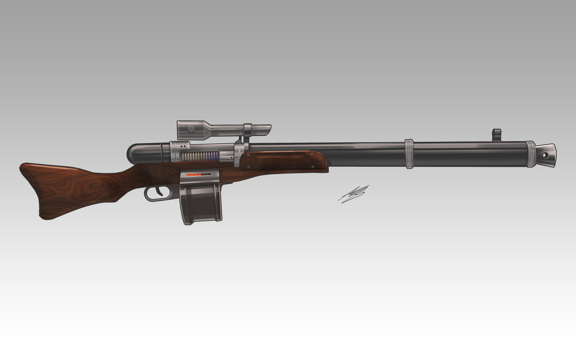 ArtStation - Blaster Rifle