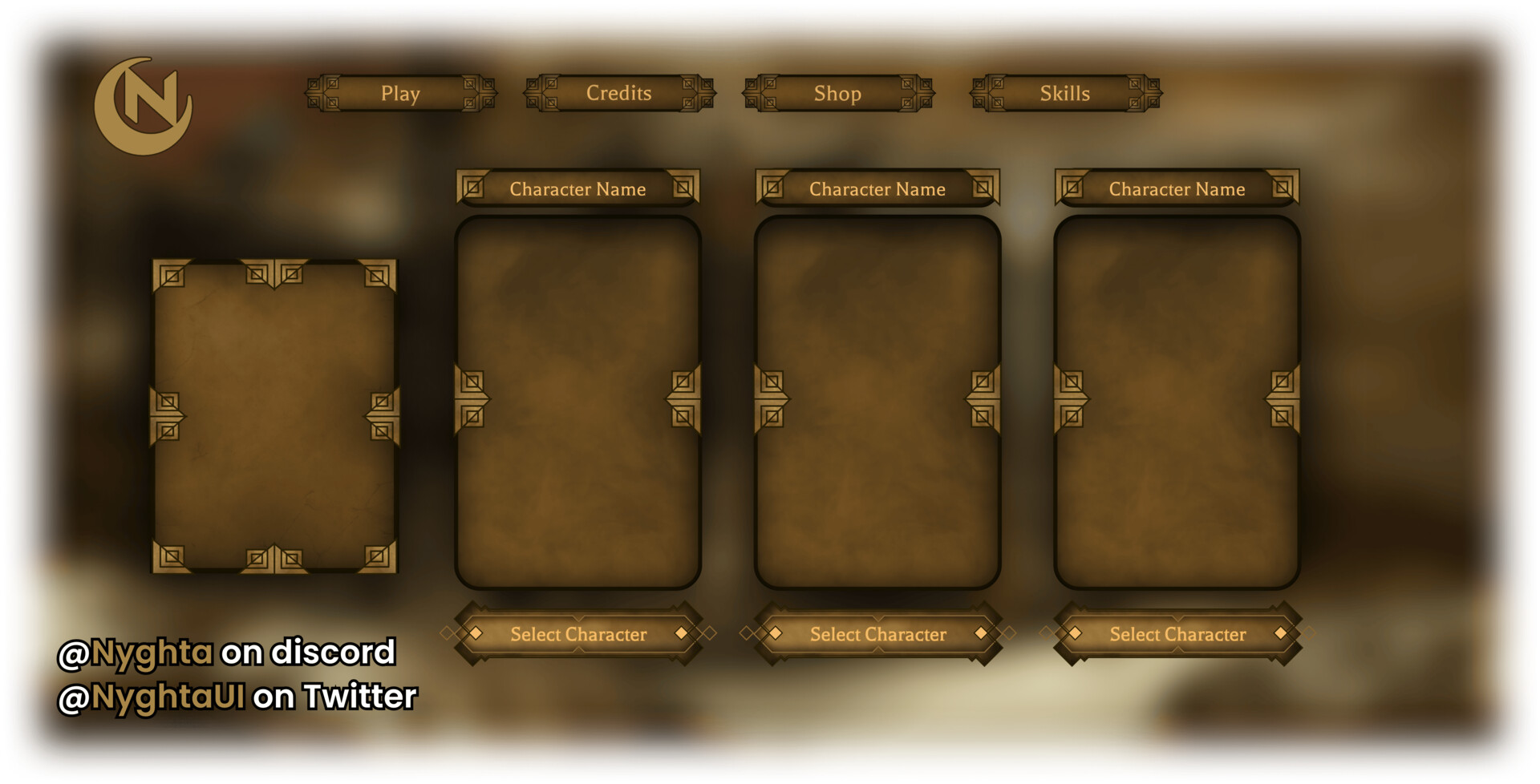 ArtStation - Rpg Ui!