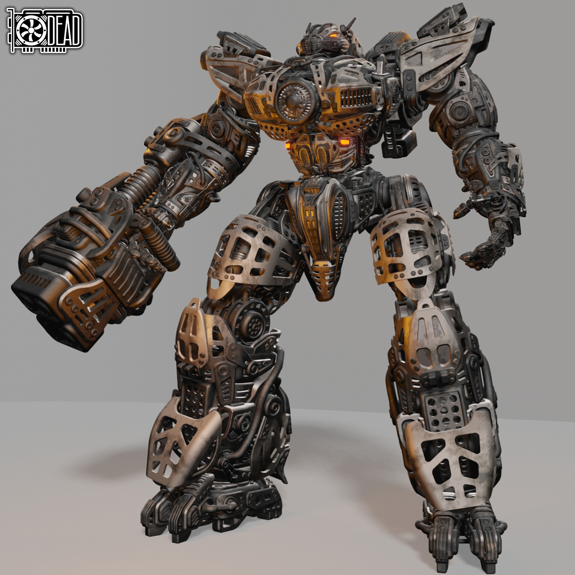 O'dead Rebelline - Modeling Mecha RDC-FG22 ( blender hard surface )
