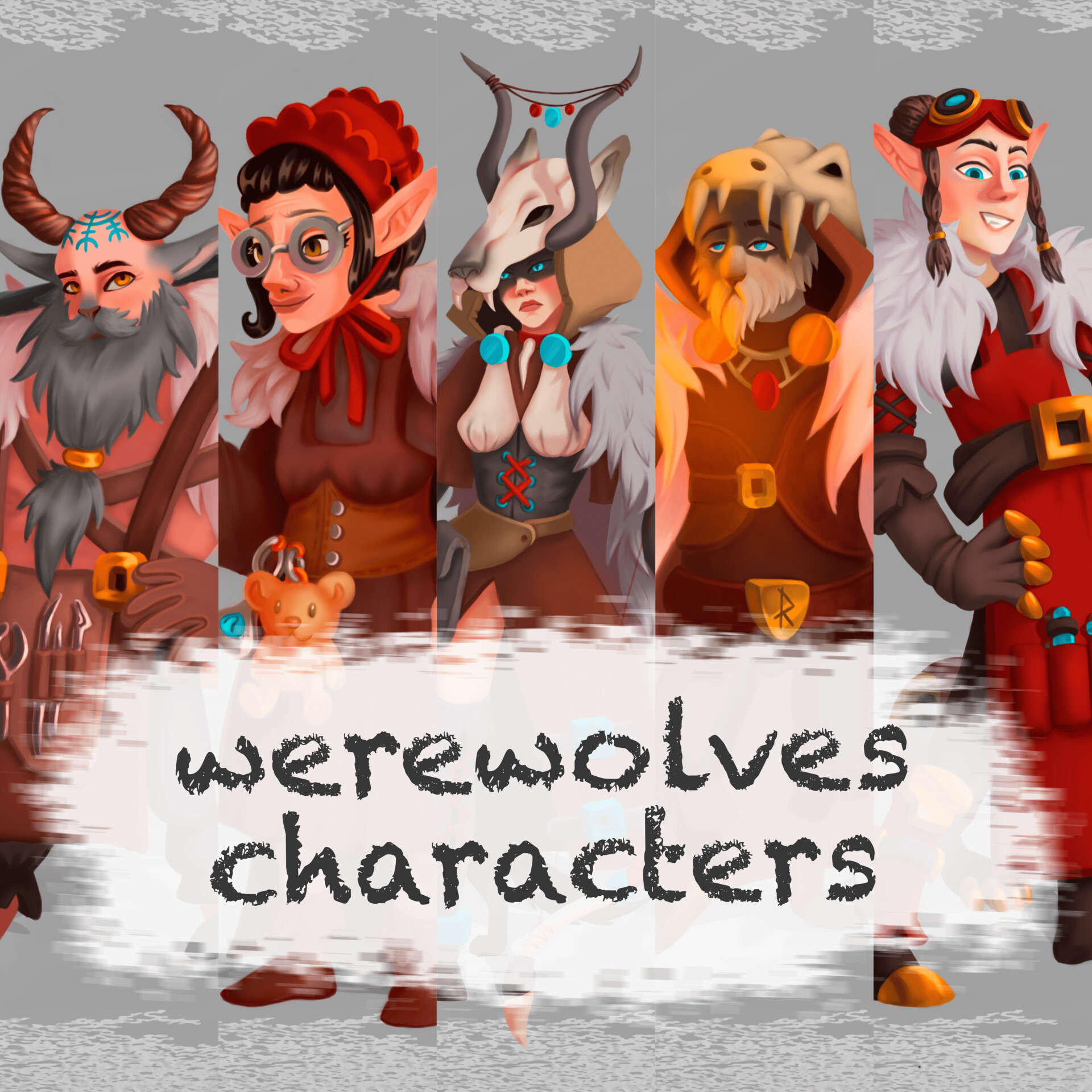 ArtStation - Werewolves characters