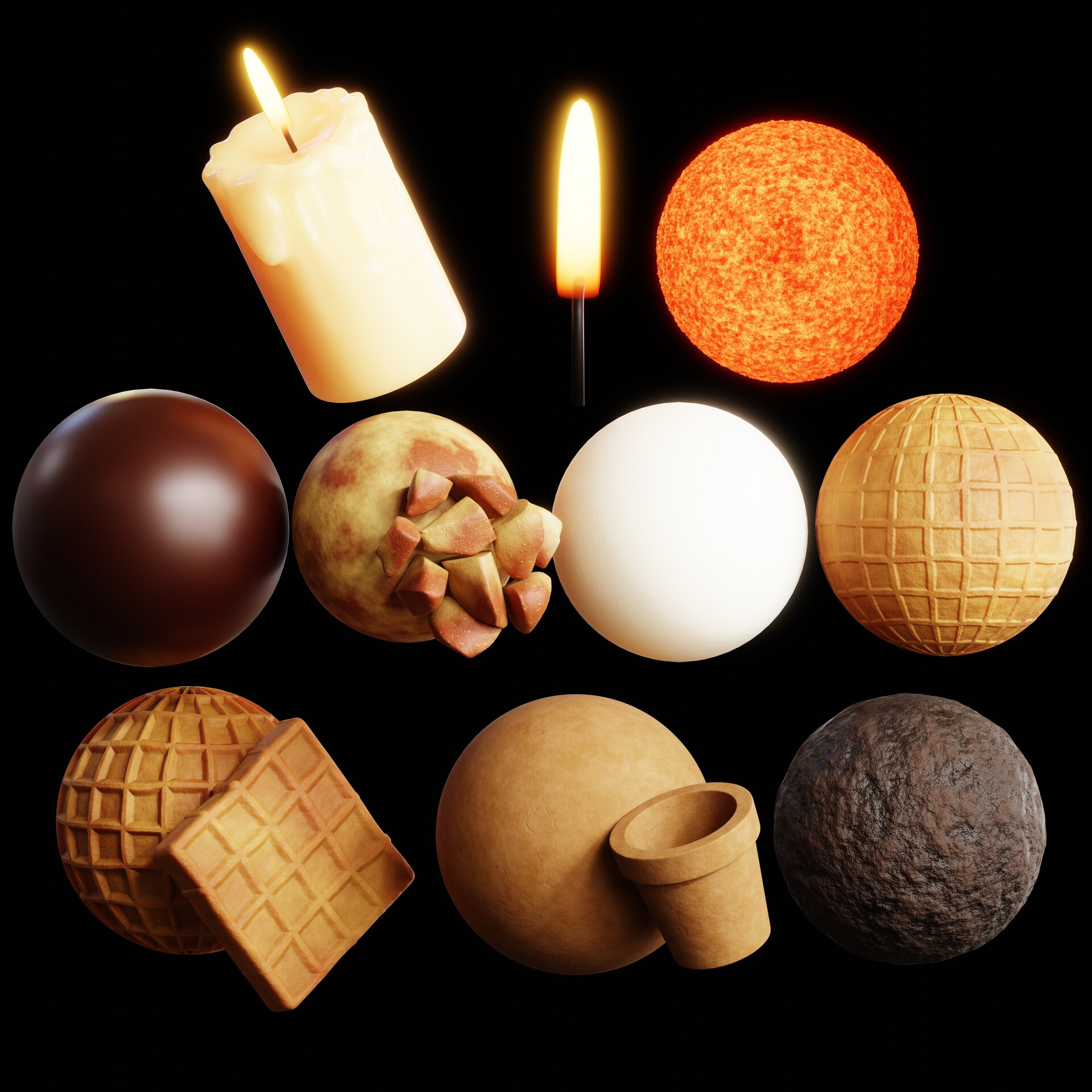 Ryan King - Blender Procedural Material Pack #25