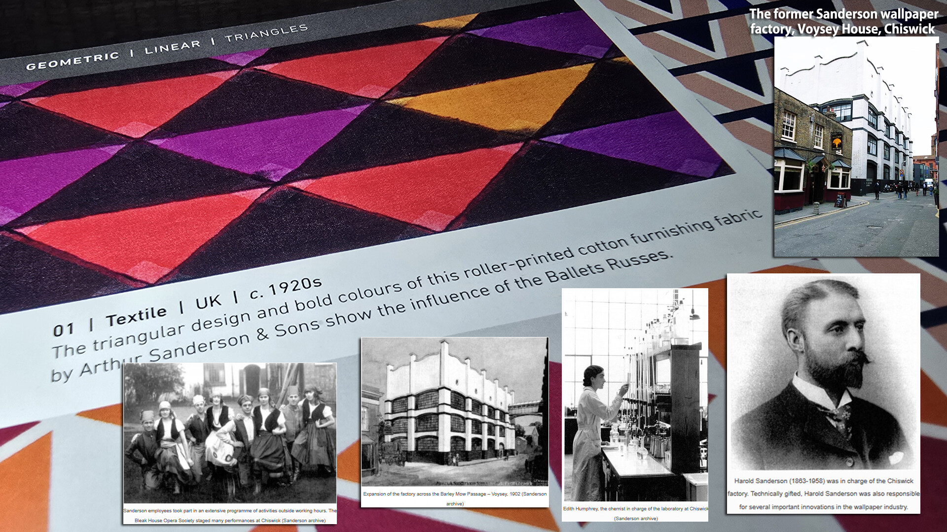 Grzegorz Baran - Pattern Design - Sandersons 1920 Textile