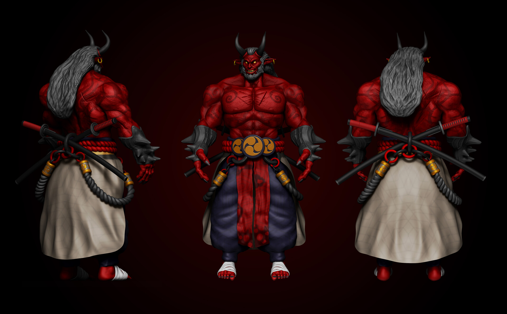 ArtStation - Oni Demon Artwork