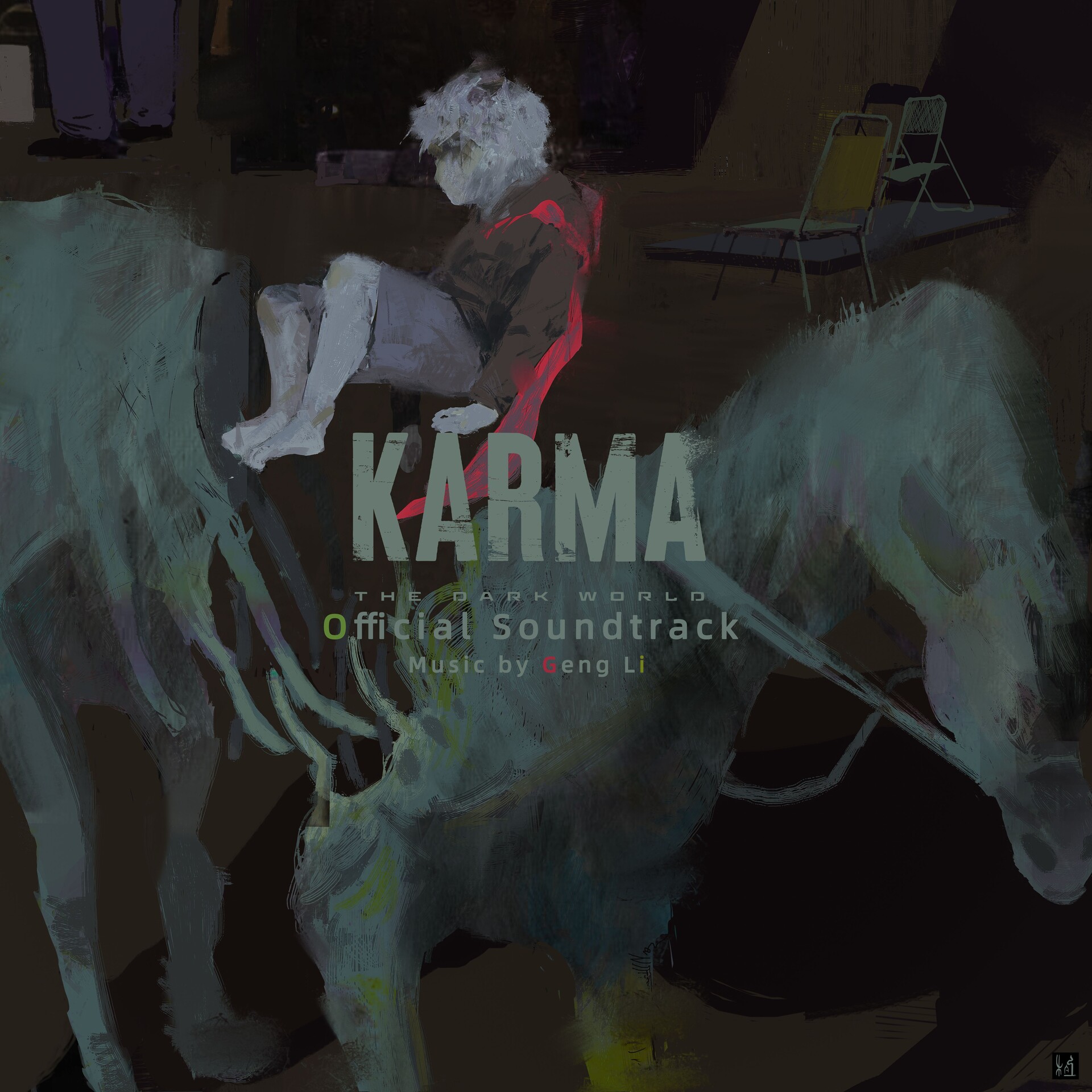 ArtStation - Karma: The Dark World (Official Soundtrack)Album Cover Art