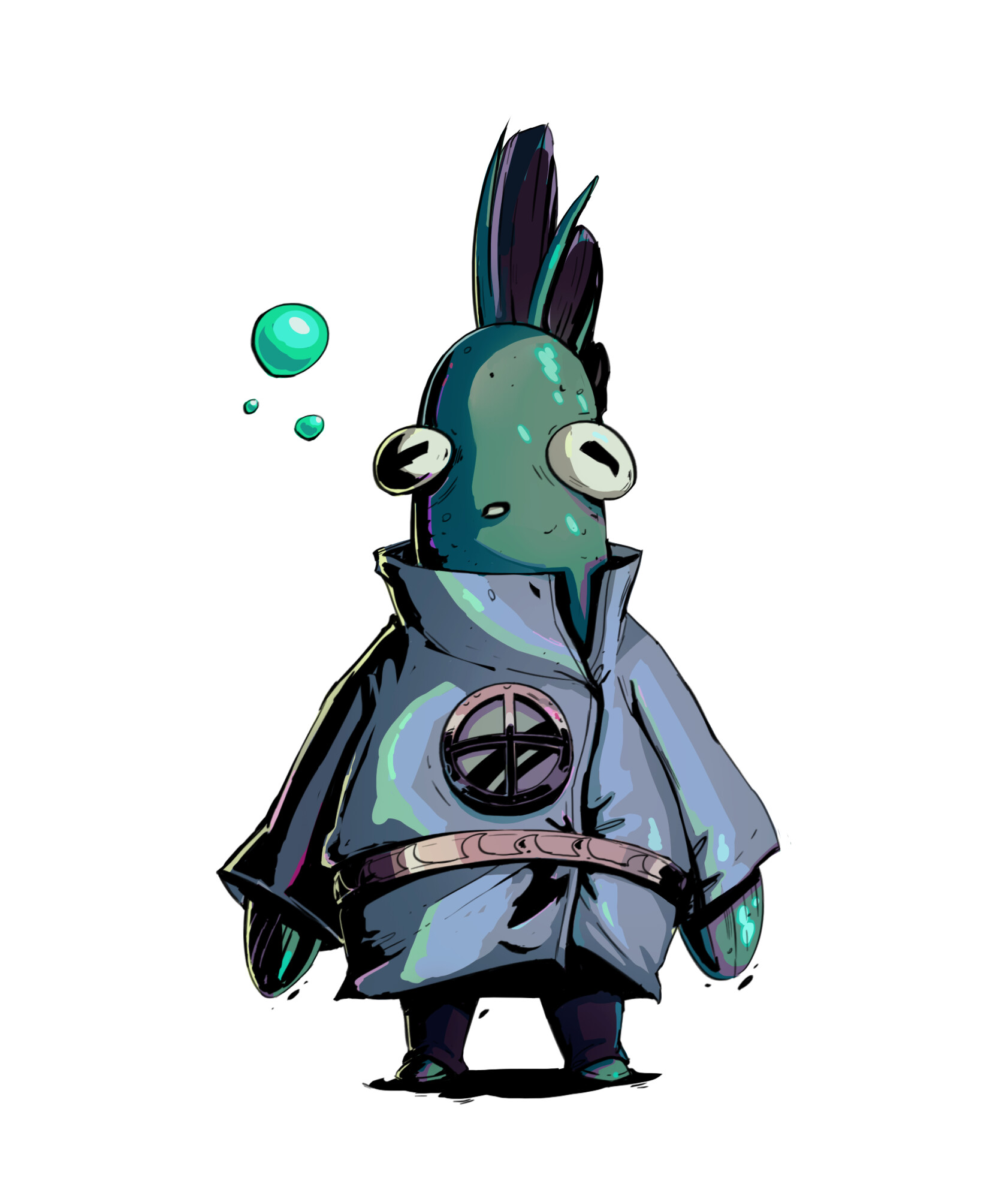 ArtStation - Fishy Man - Concept Art