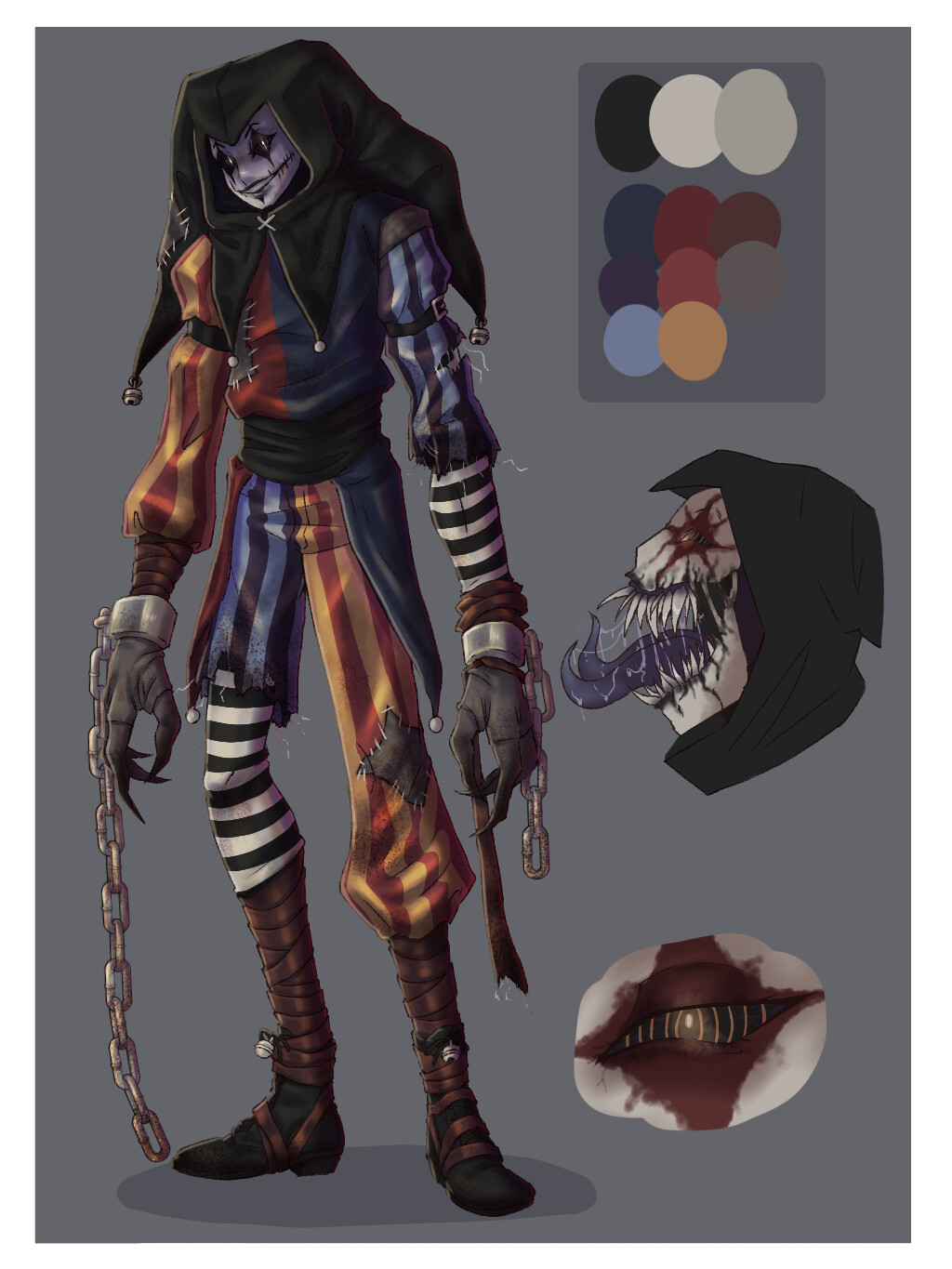 ArtStation - Jester Character sheet