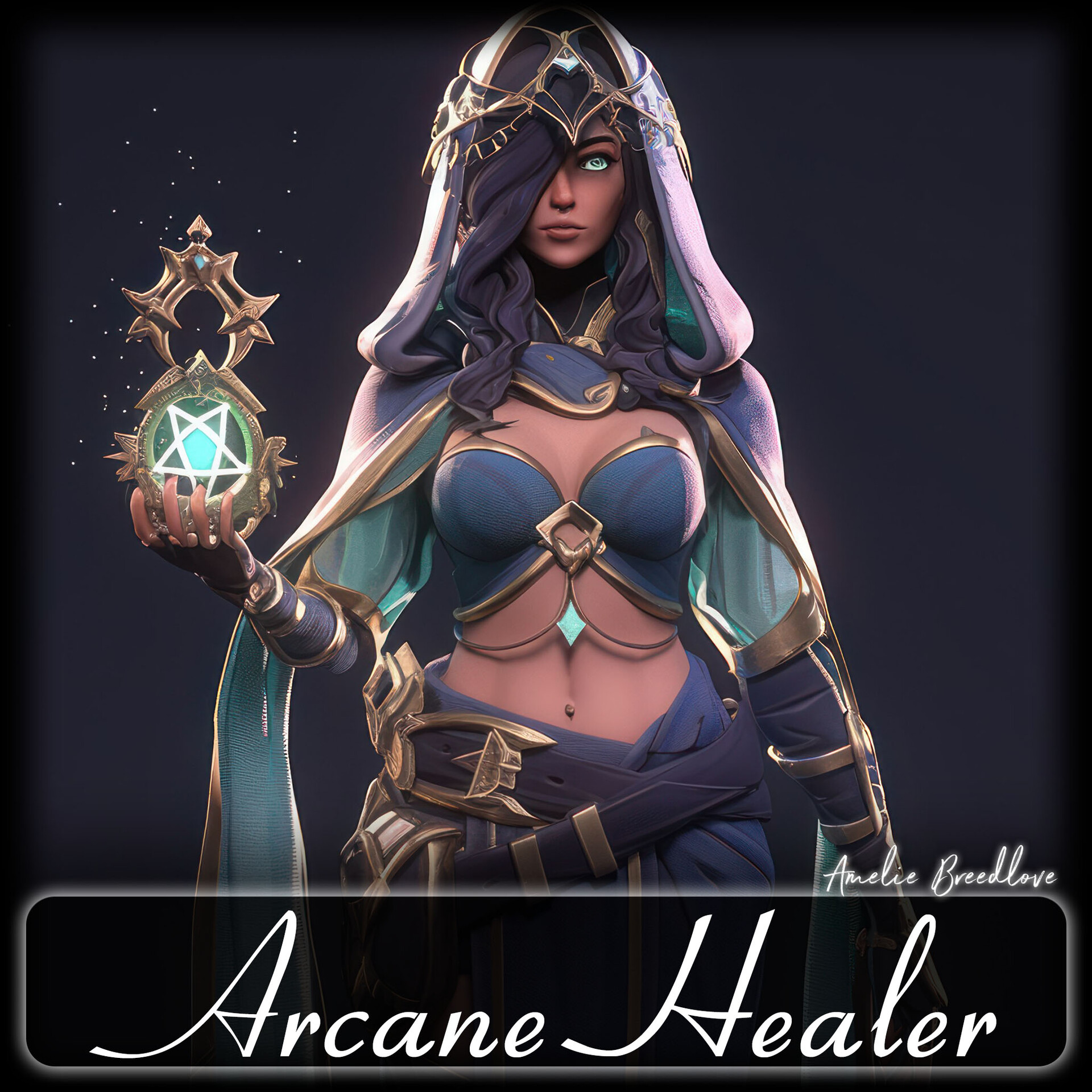 ArtStation - 200 Arcane Healer Reference Pack | 4K | v.23