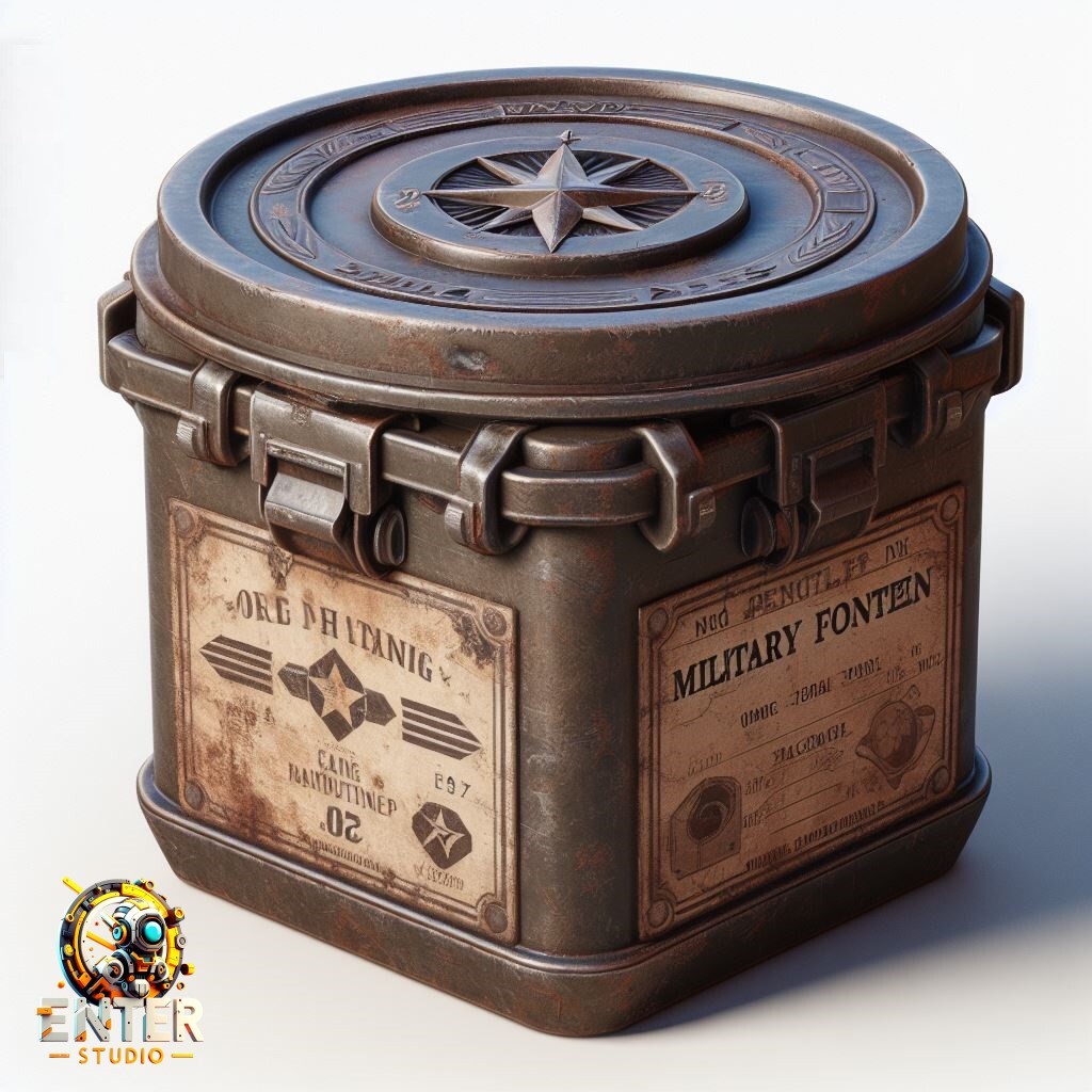 ArtStation - Military Food Container