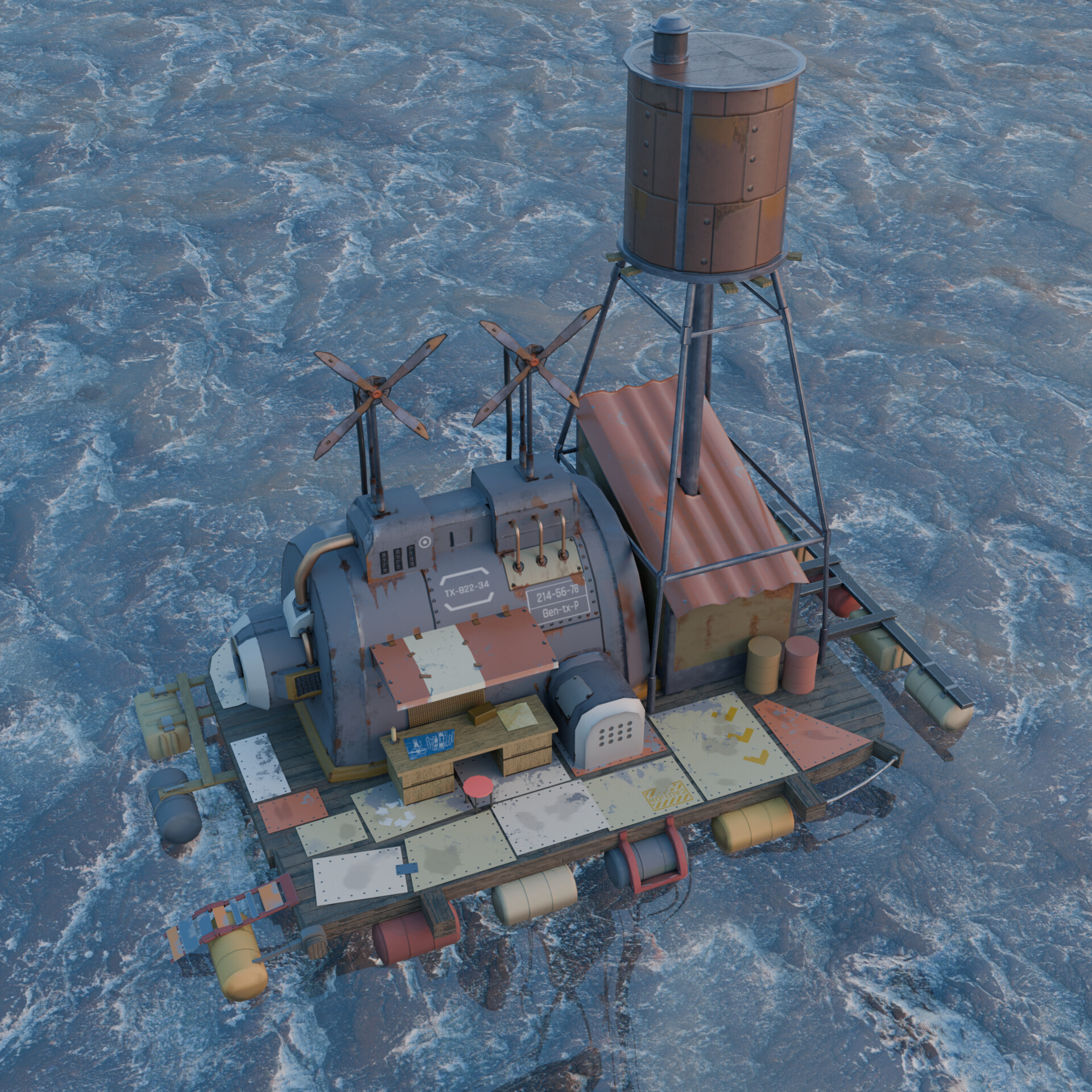 ArtStation - generator raft