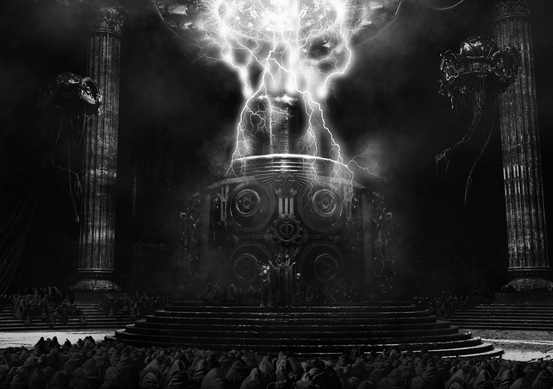 ArtStation - The Machine God - Warhammer 40K Fan Art