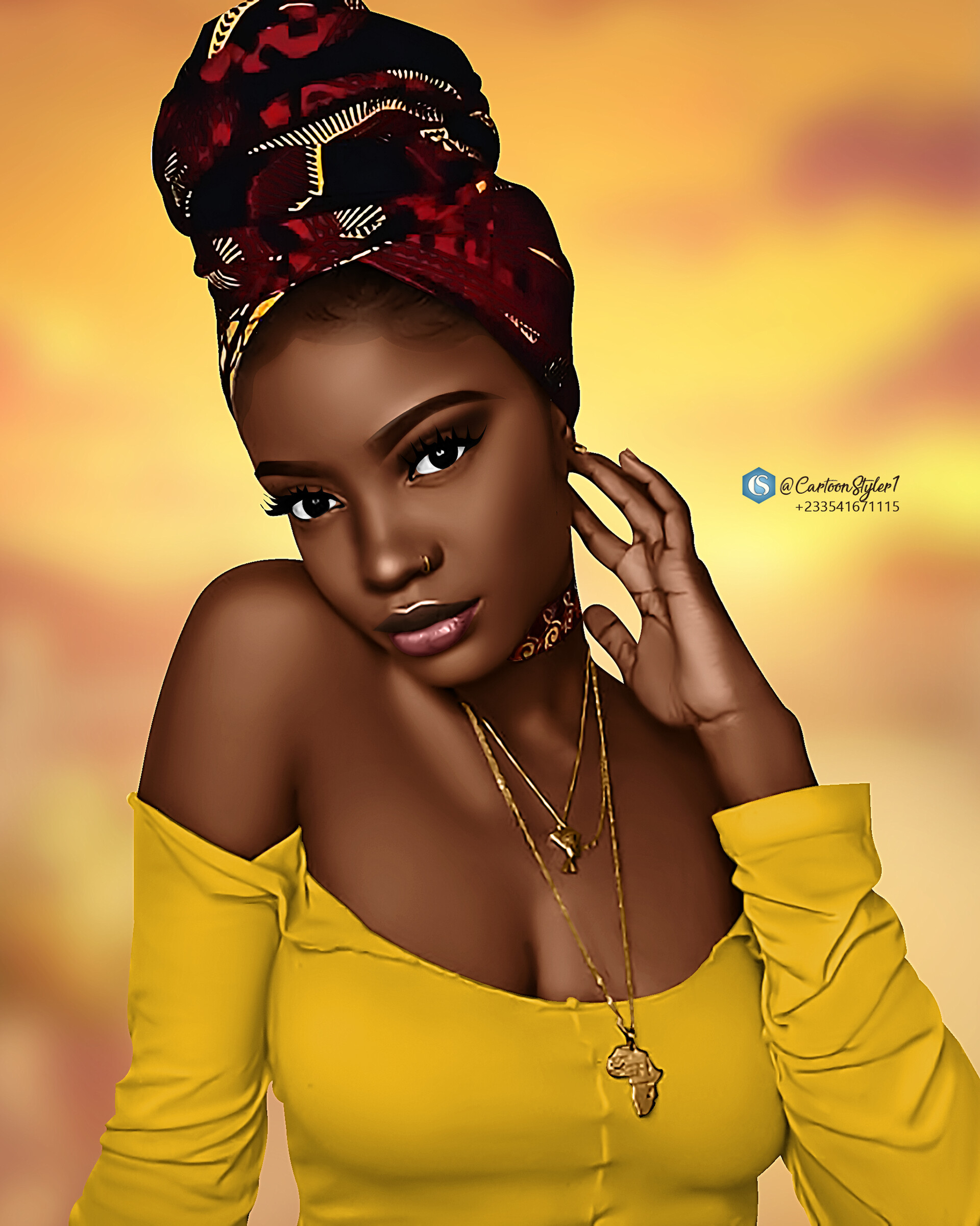 ArtStation - Brown Skin Girl