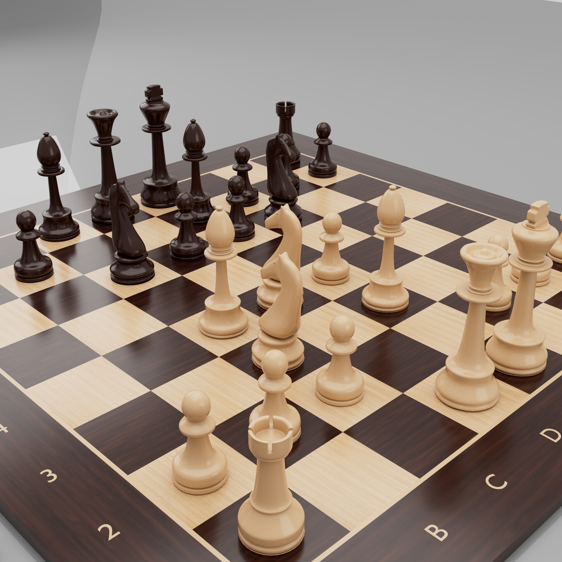 ArtStation - chess board