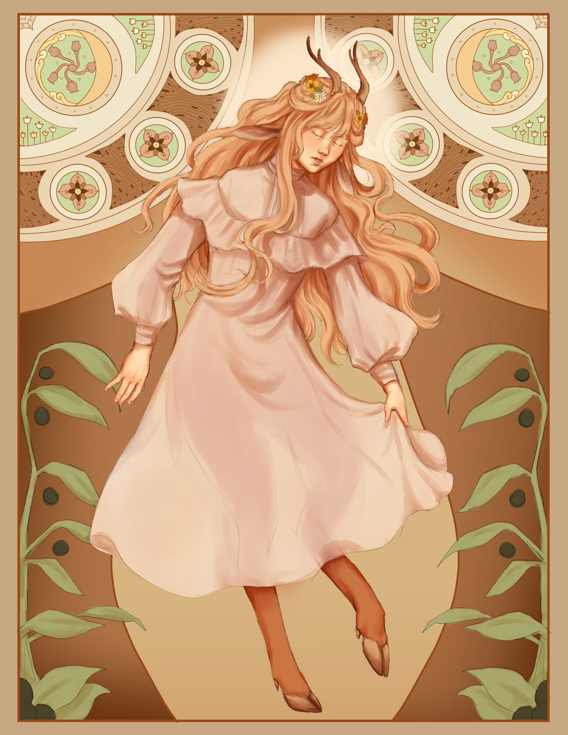 ArtStation - Scp-166 Art Nouveau