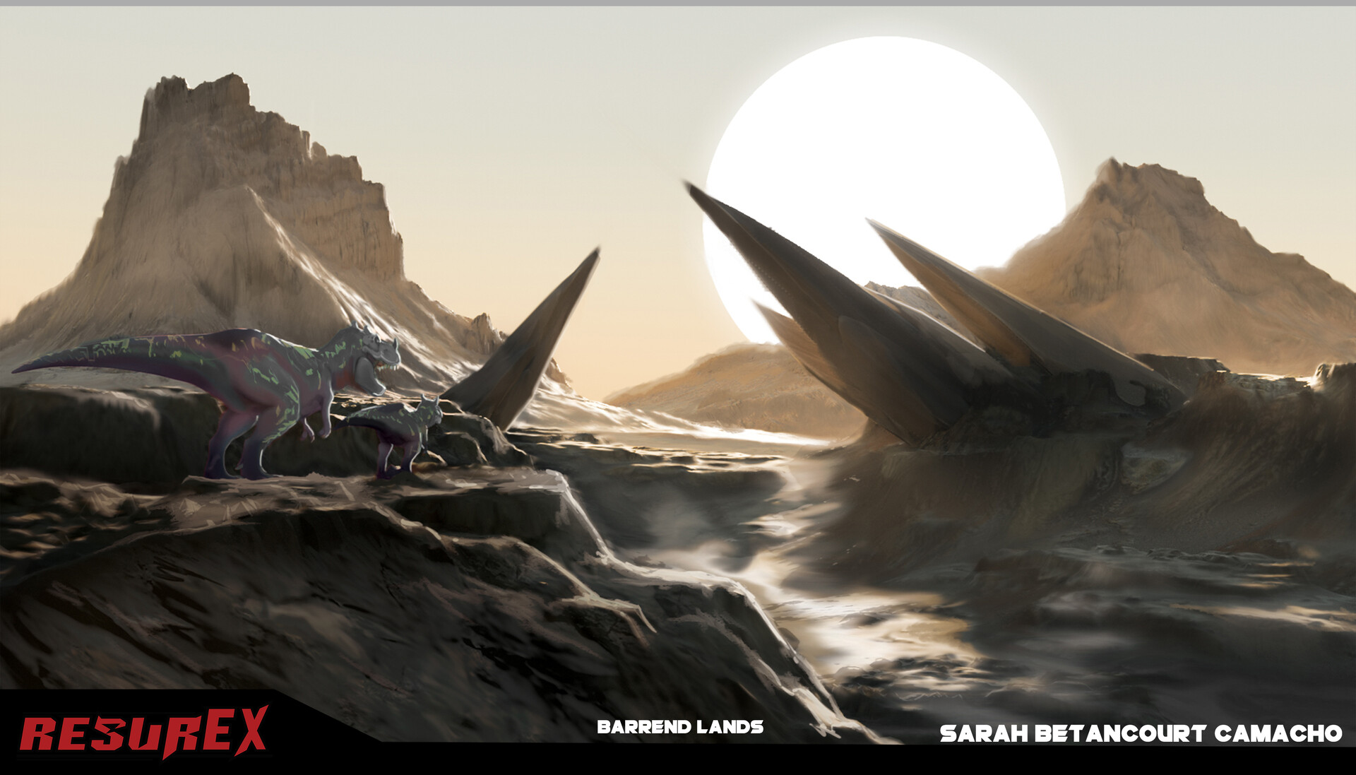 Sarah Betancourt - Concept Art For Resurex