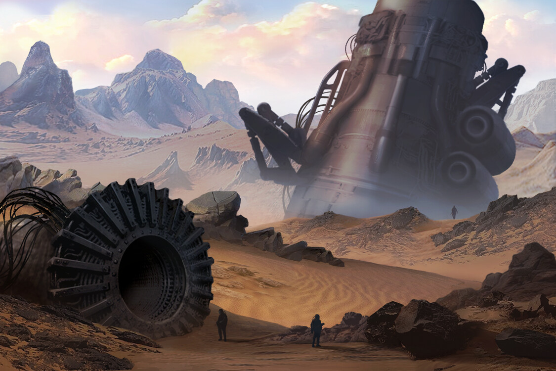 ArtStation - Crashed Ship