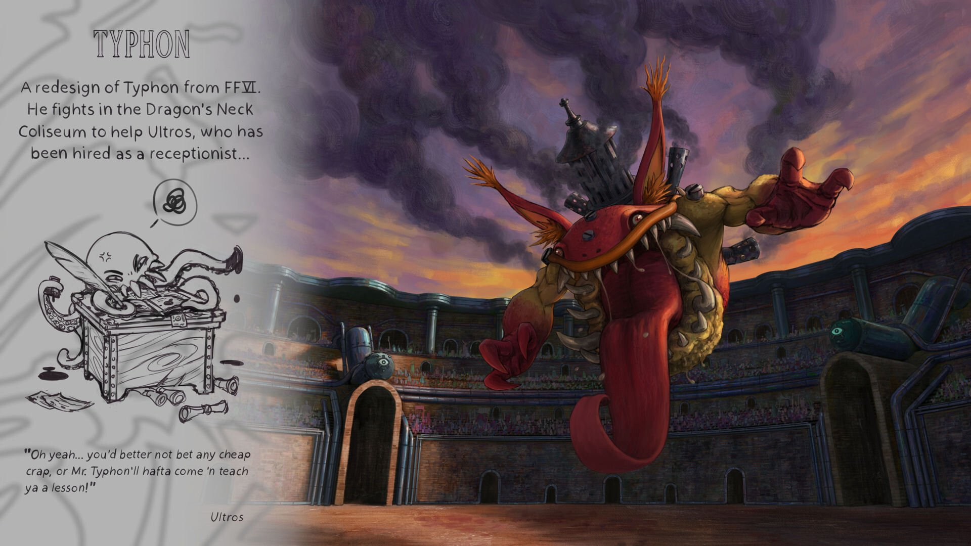 ArtStation - Typhon redesign