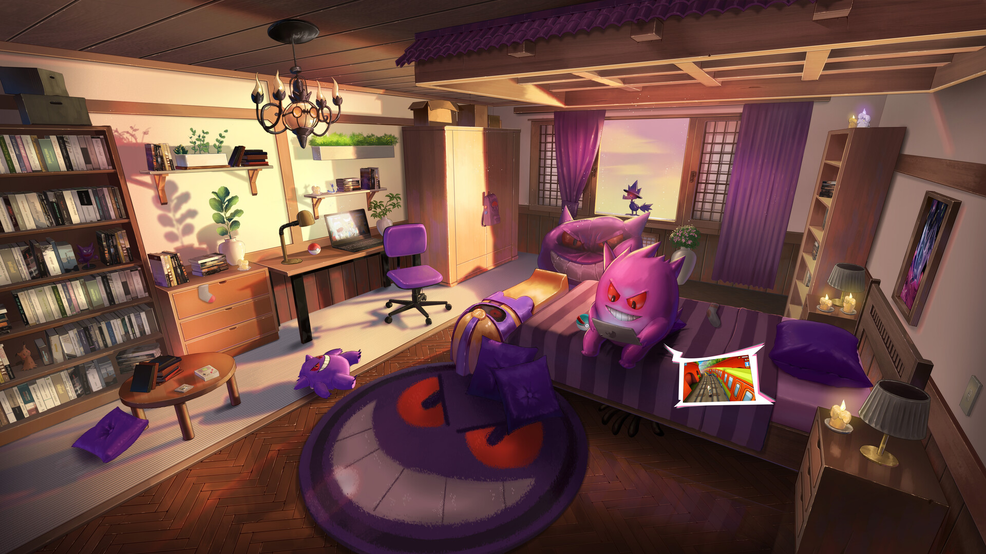 ArtStation - Pokemon Bedroom