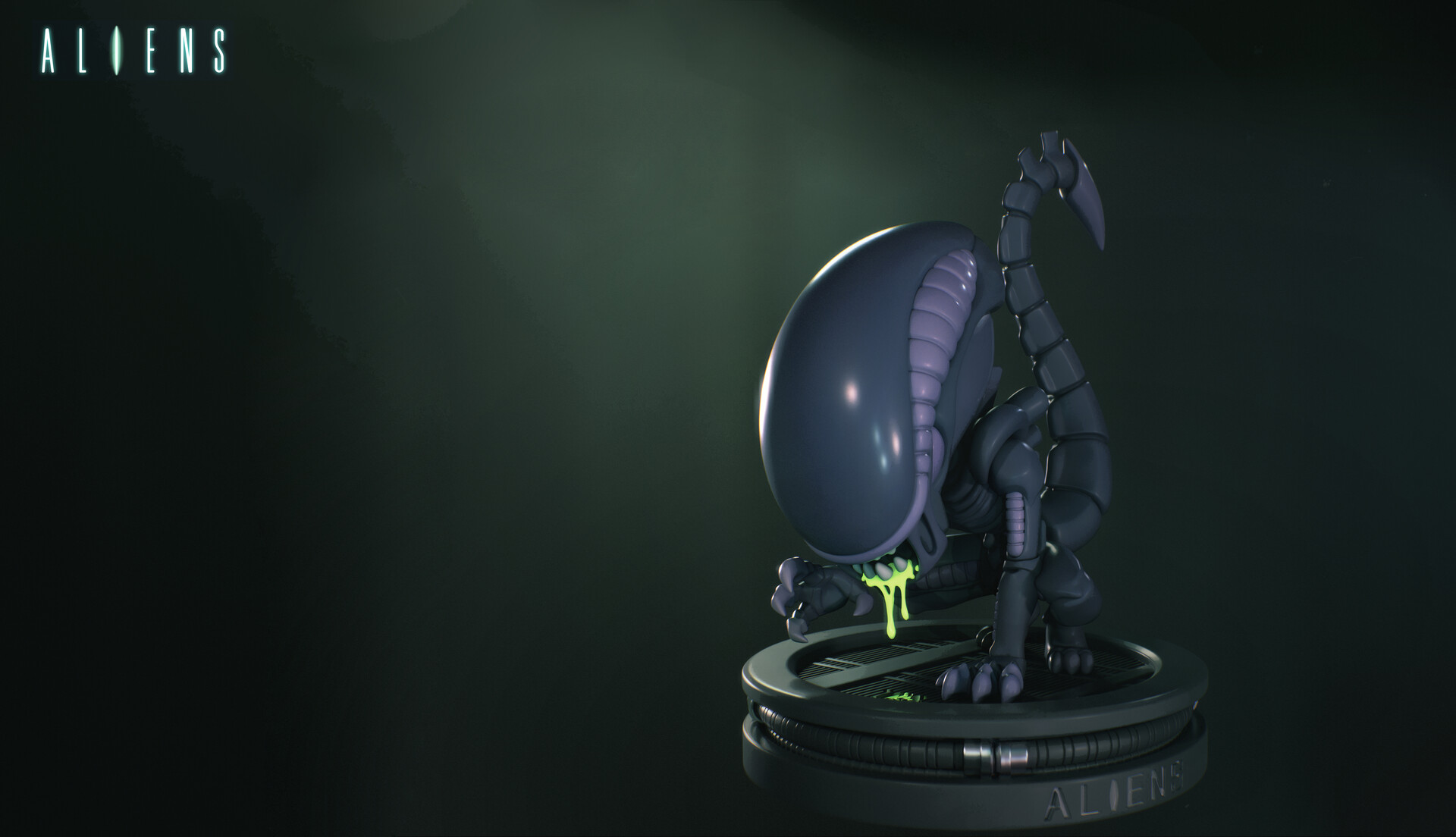 Brad Myers - Alien Drone: Stylized Concept Sculpt