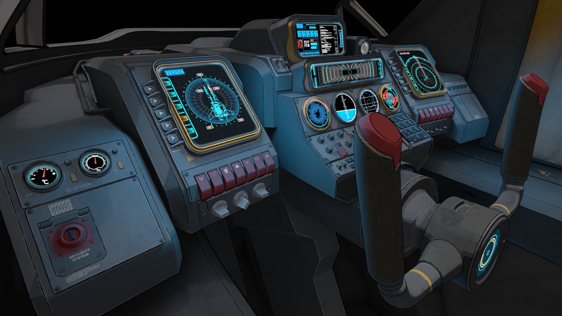 Benjamin Leblanc - SpaceCraft_Z02 Cockpit