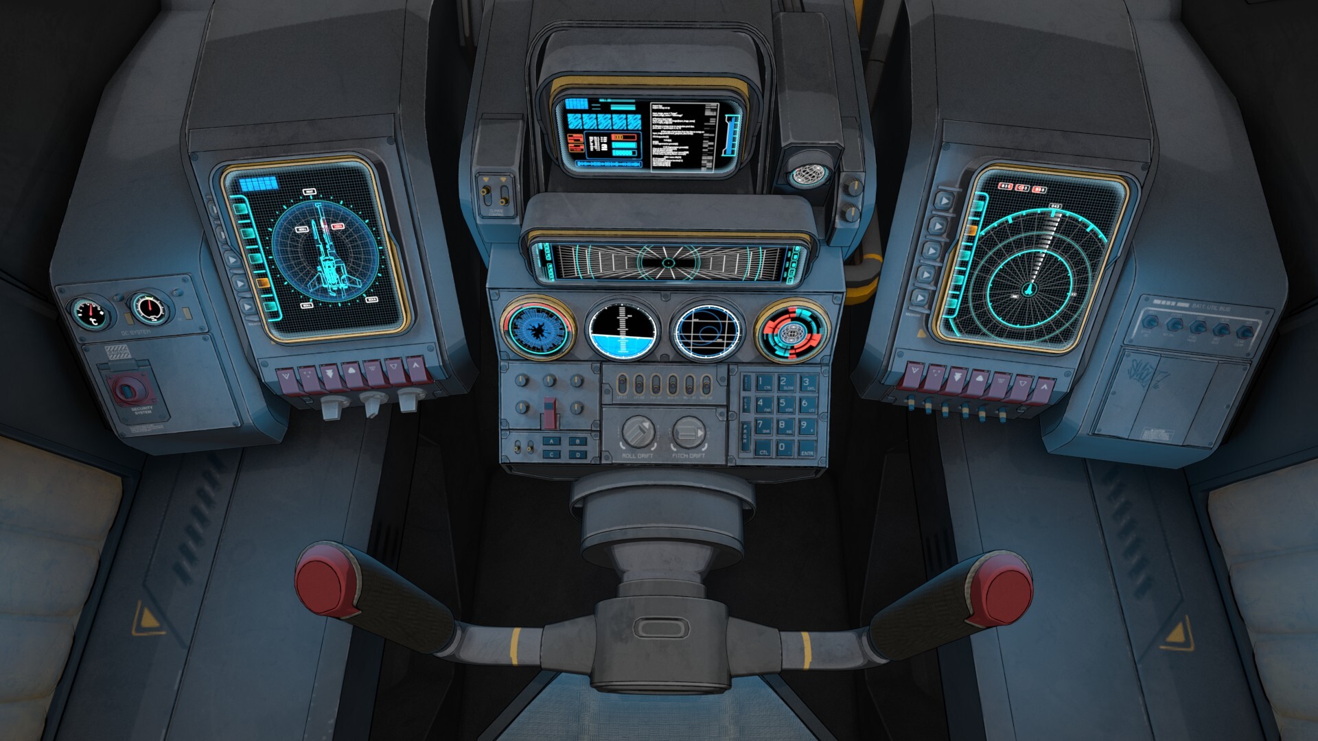 Benjamin Leblanc - SpaceCraft_Z02 Cockpit
