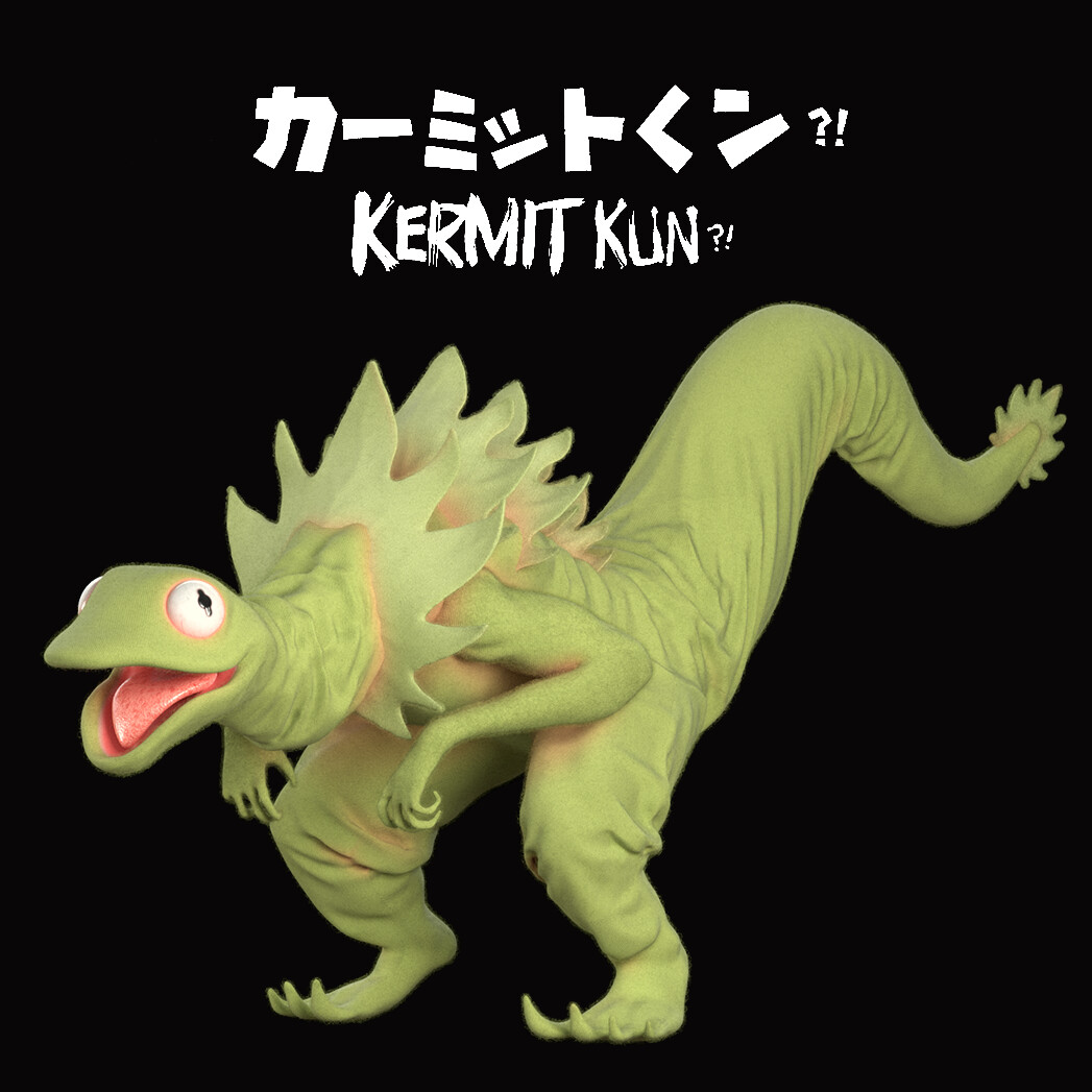 ArtStation - Kermit Frogzilla