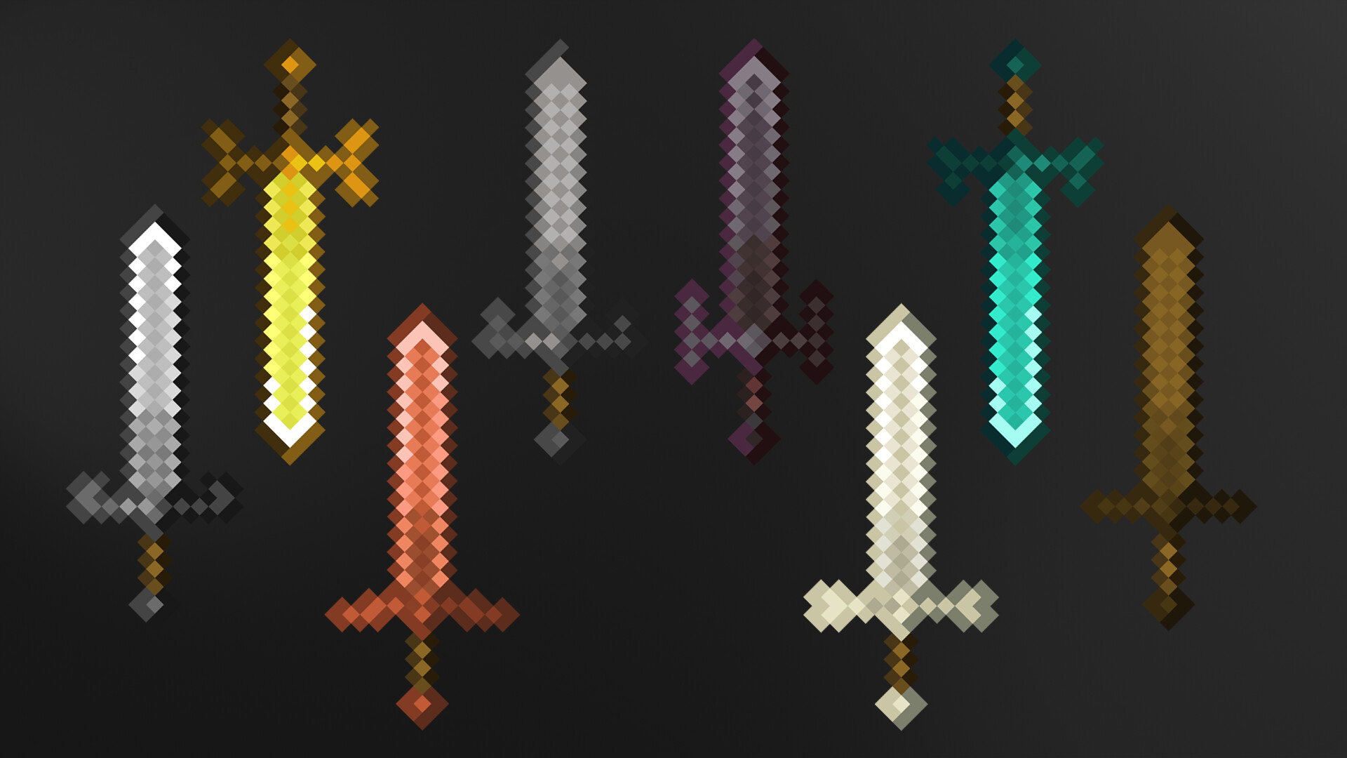 ArtStation - 2D Textures - Greatsword / Minecraft