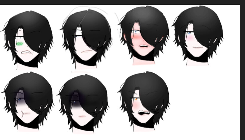 ArtStation - Facial expressions :) (yes some of them look a bit cringe)