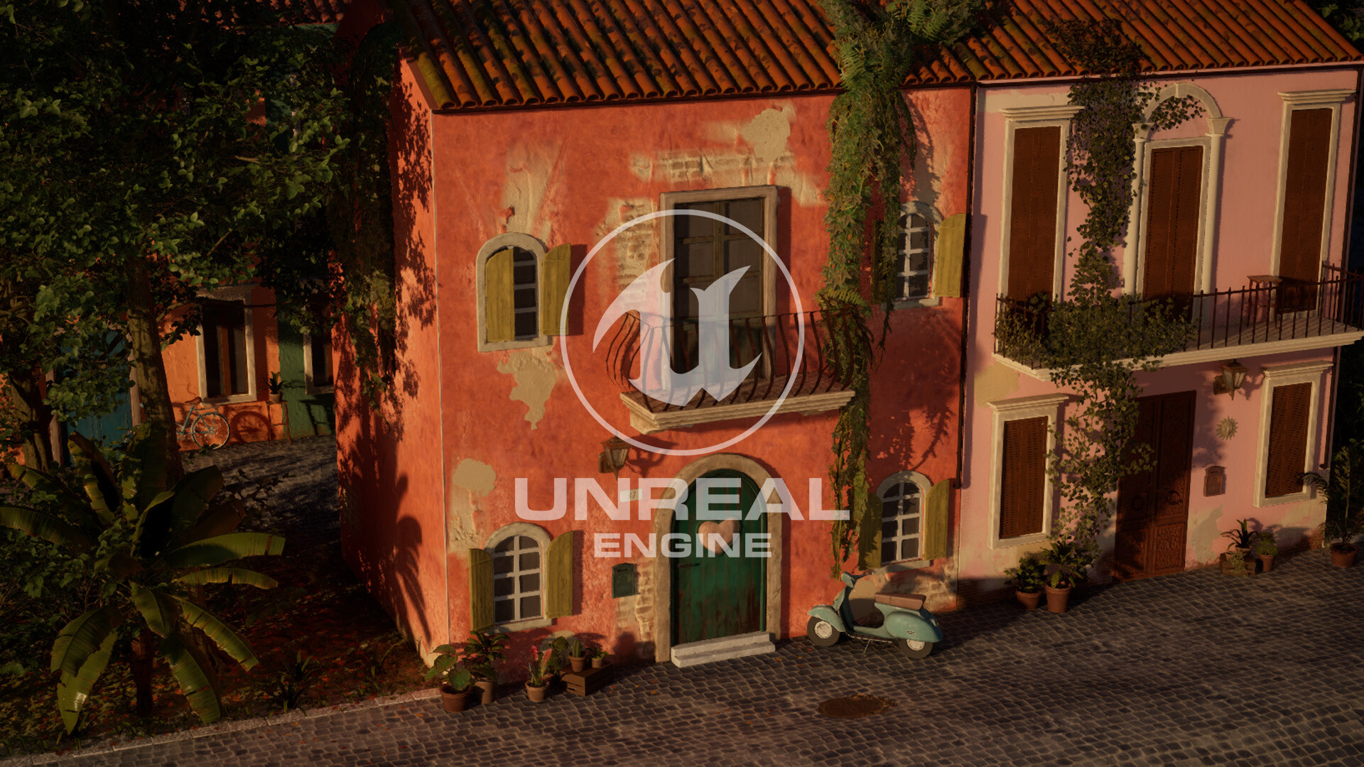 ArtStation - Italian old street