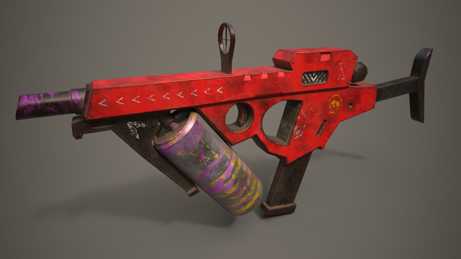 ArtStation - Graffiti Sci-fi Gun