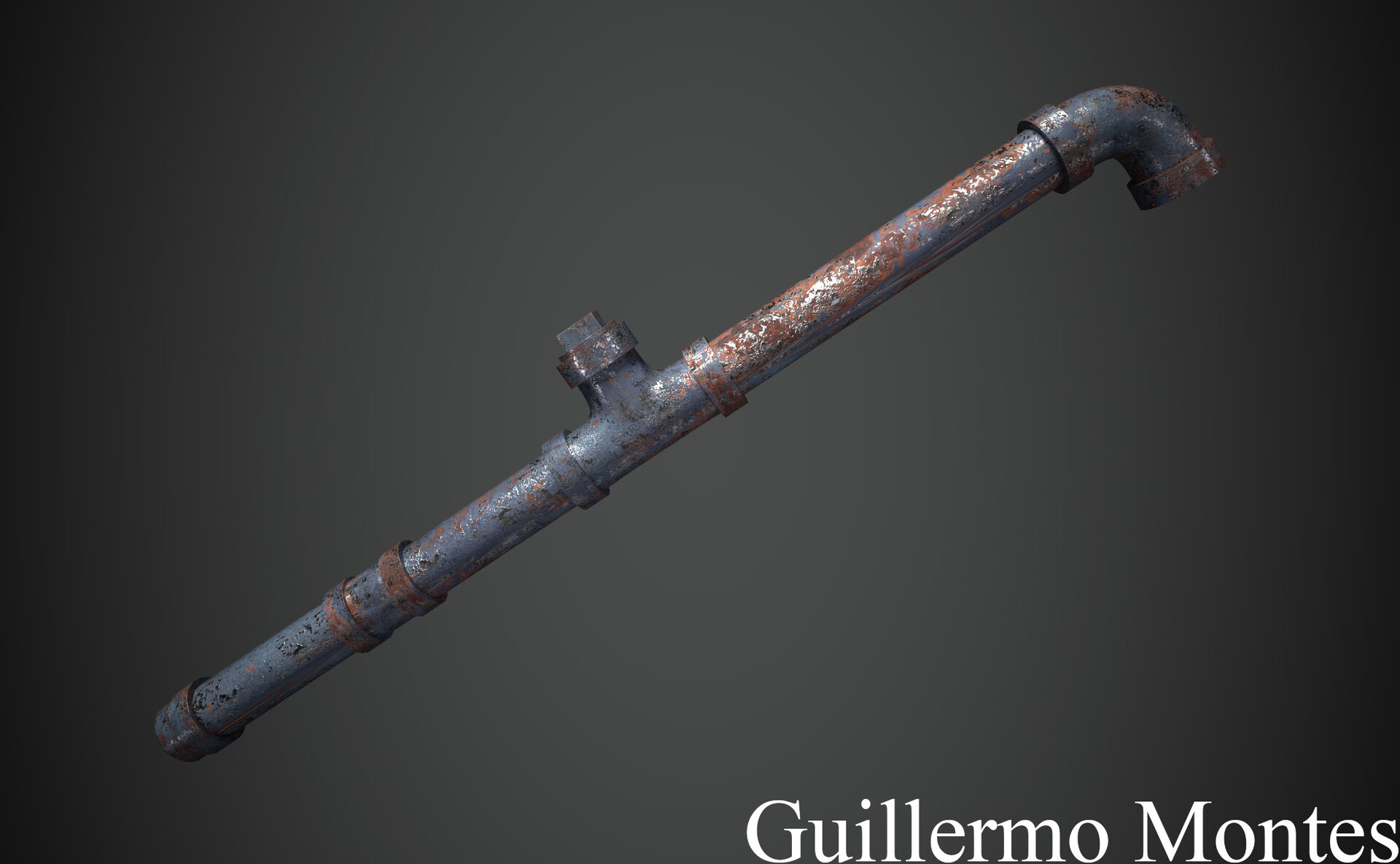 ArtStation - Metal Pipe