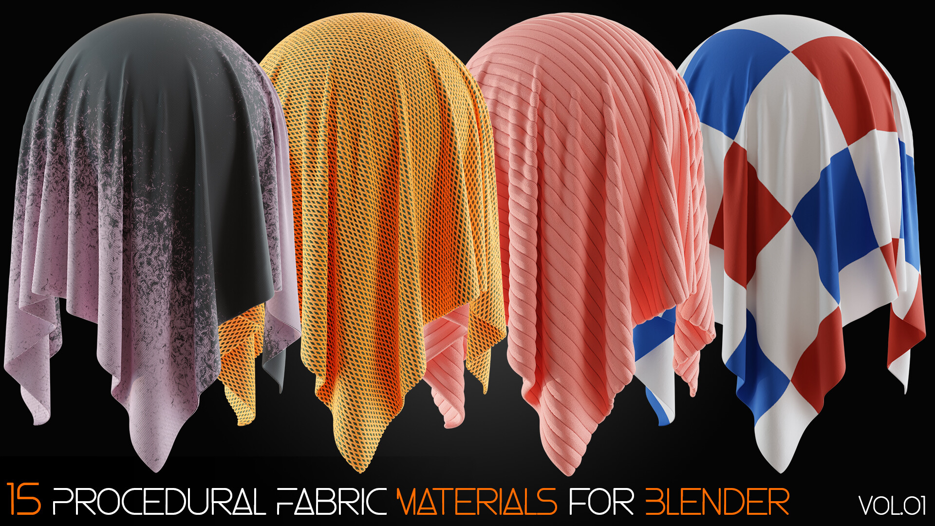 ArtStation - 15 Procedural Fabric Materials For Blender+Video Tutorial ...