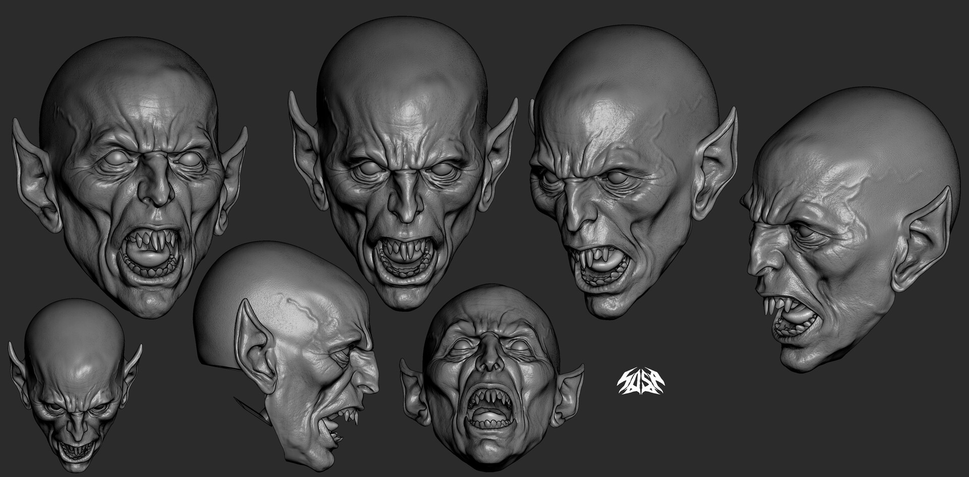 Erick Sosa - Vampire heads