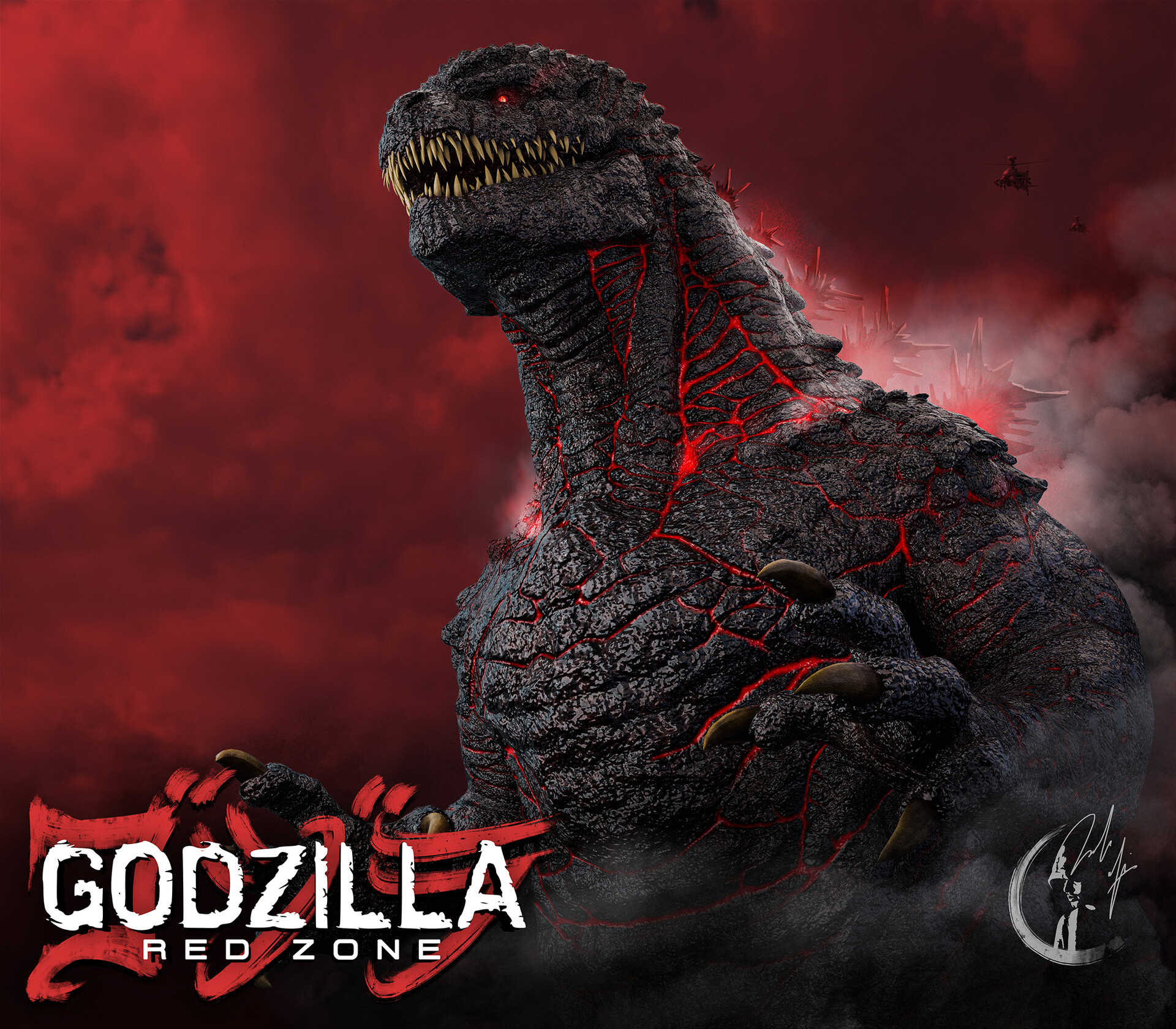 ArtStation - GODZILLA: Red-Zone W.I.P