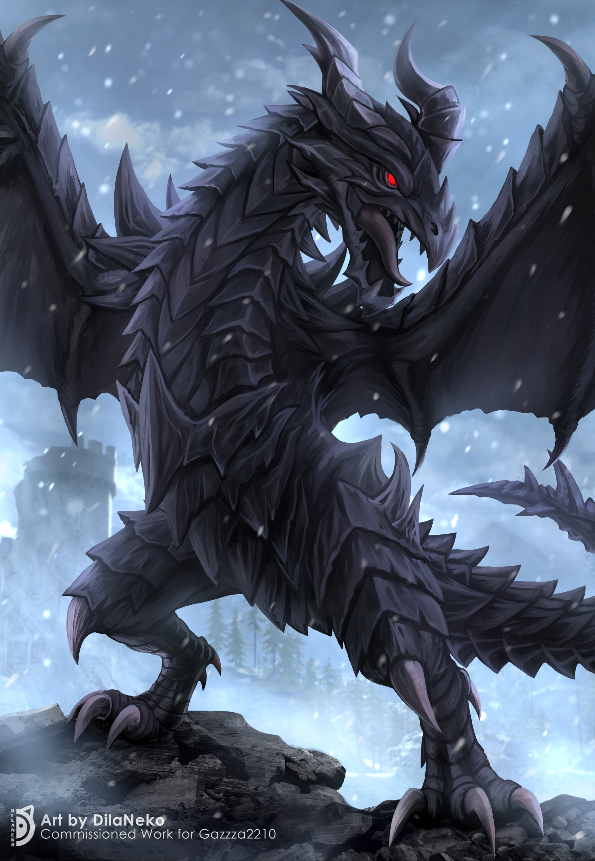 ArtStation - Alduin Skyrim