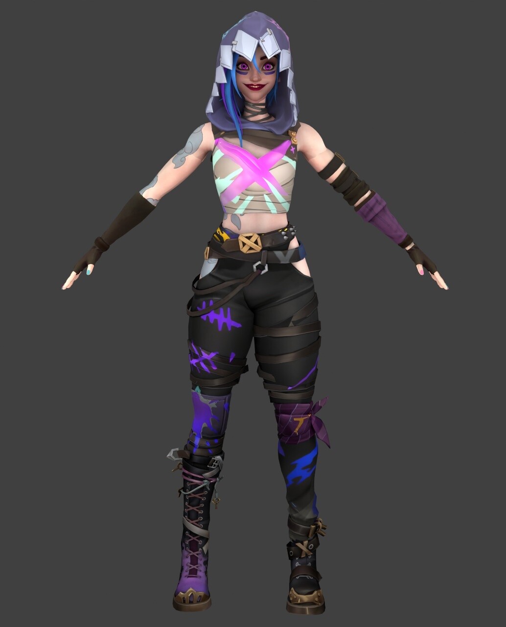 ArtStation - Arcane Fractured Jinx