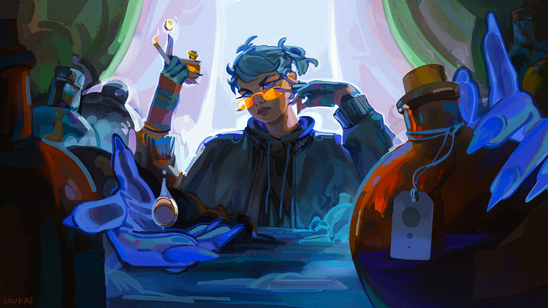 ArtStation - A Modern Witch Stall