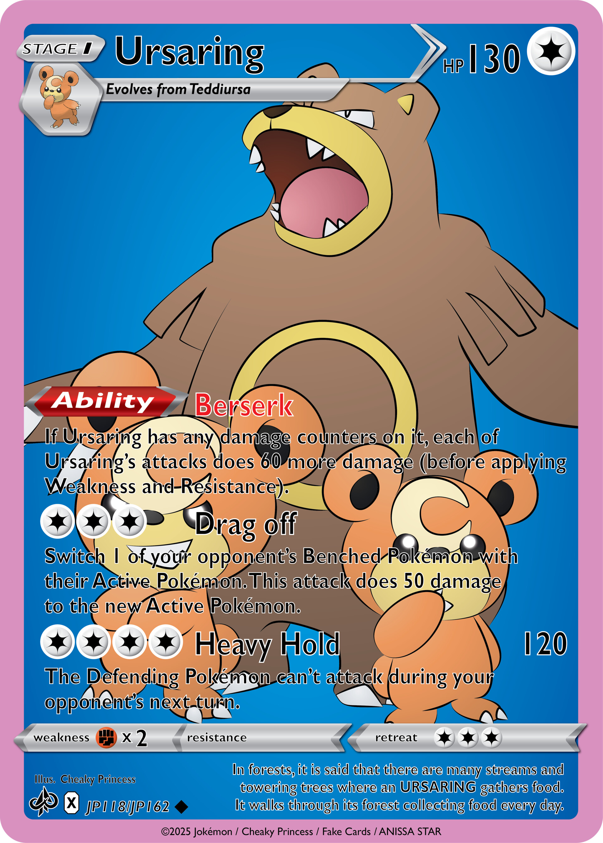 teddiursa evolution chart