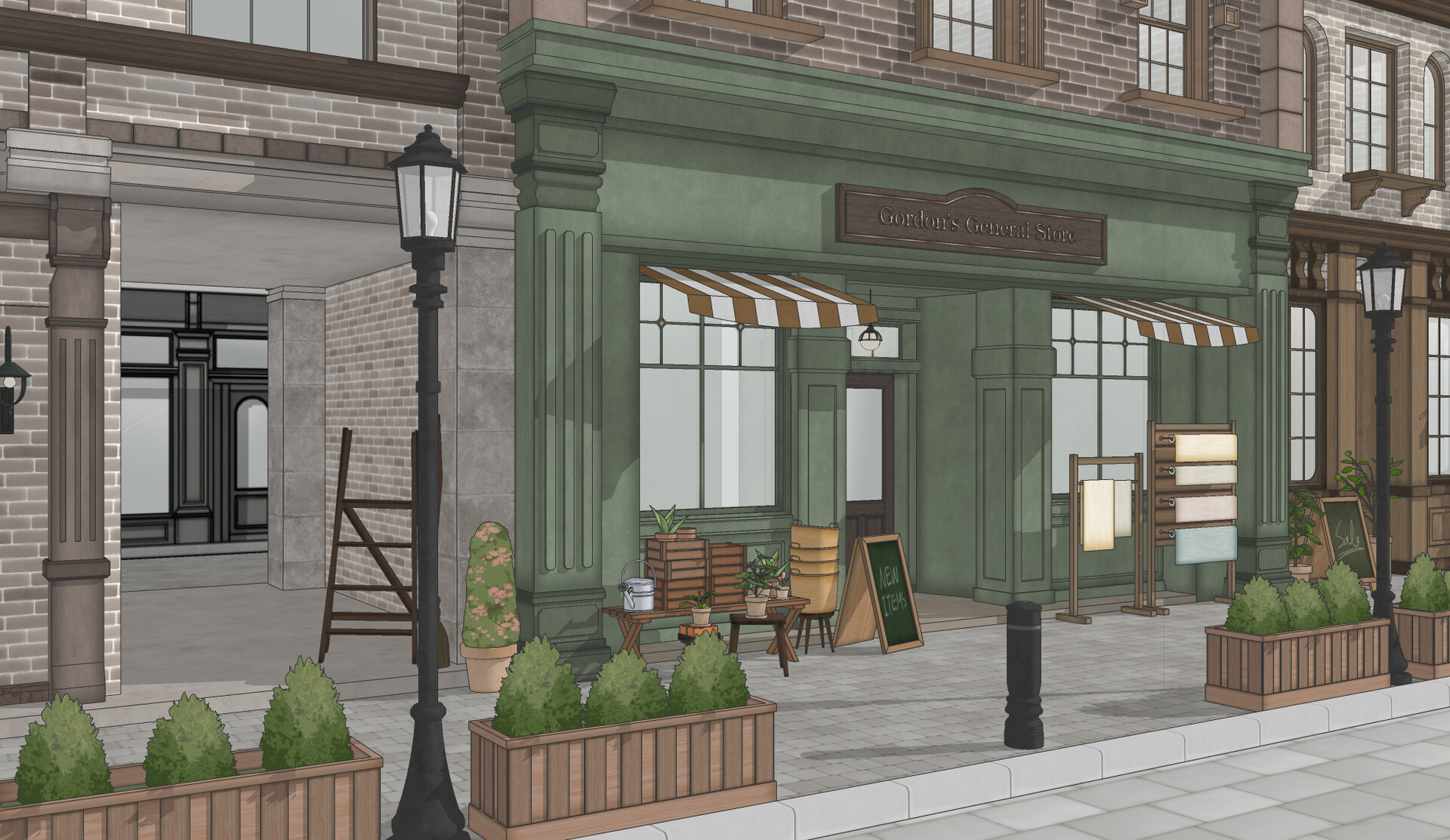 Snaptoon - Finding The Secrets :: Shopping Street - Snaptoon