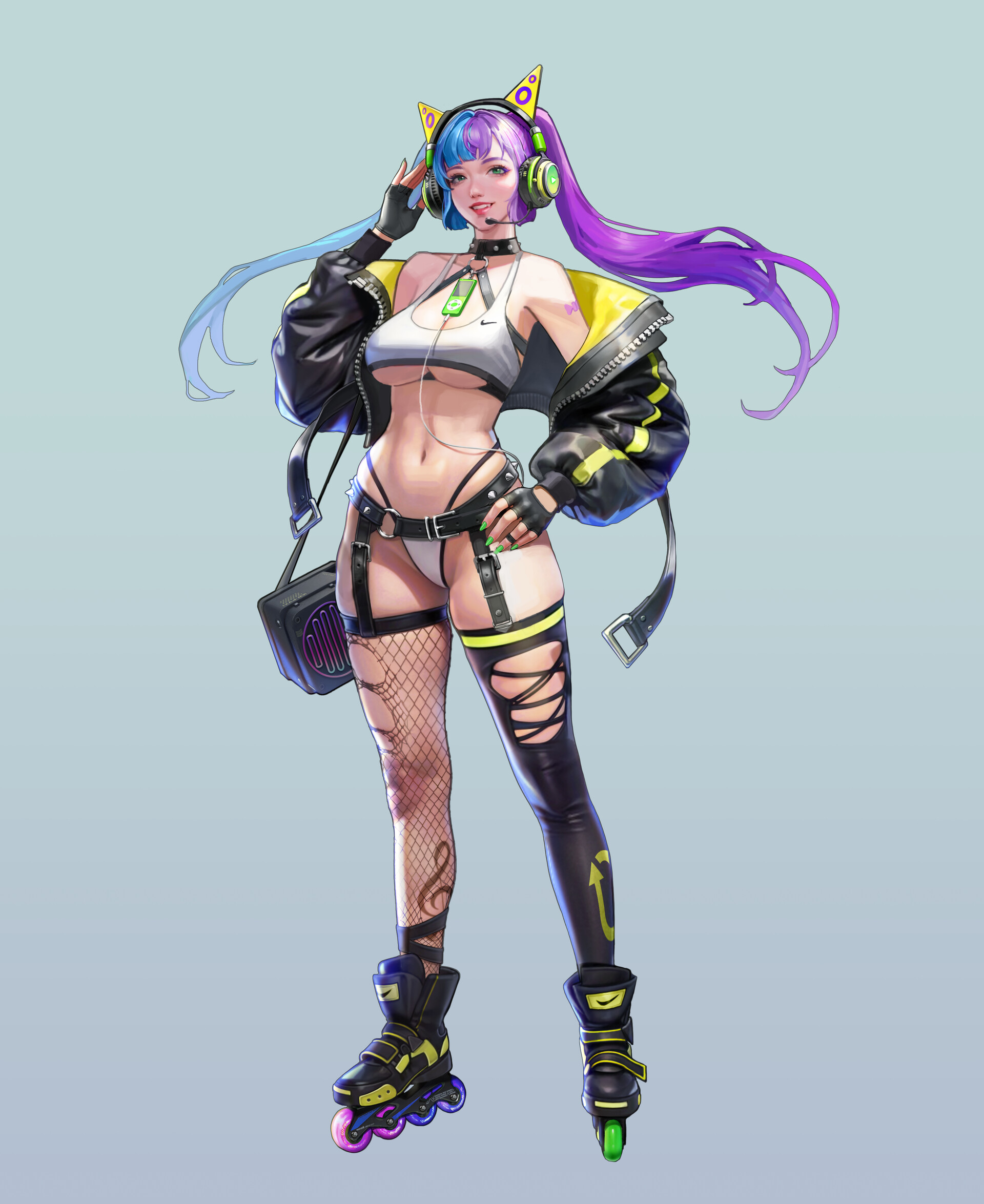 ArtStation - DJ girl-retouched!