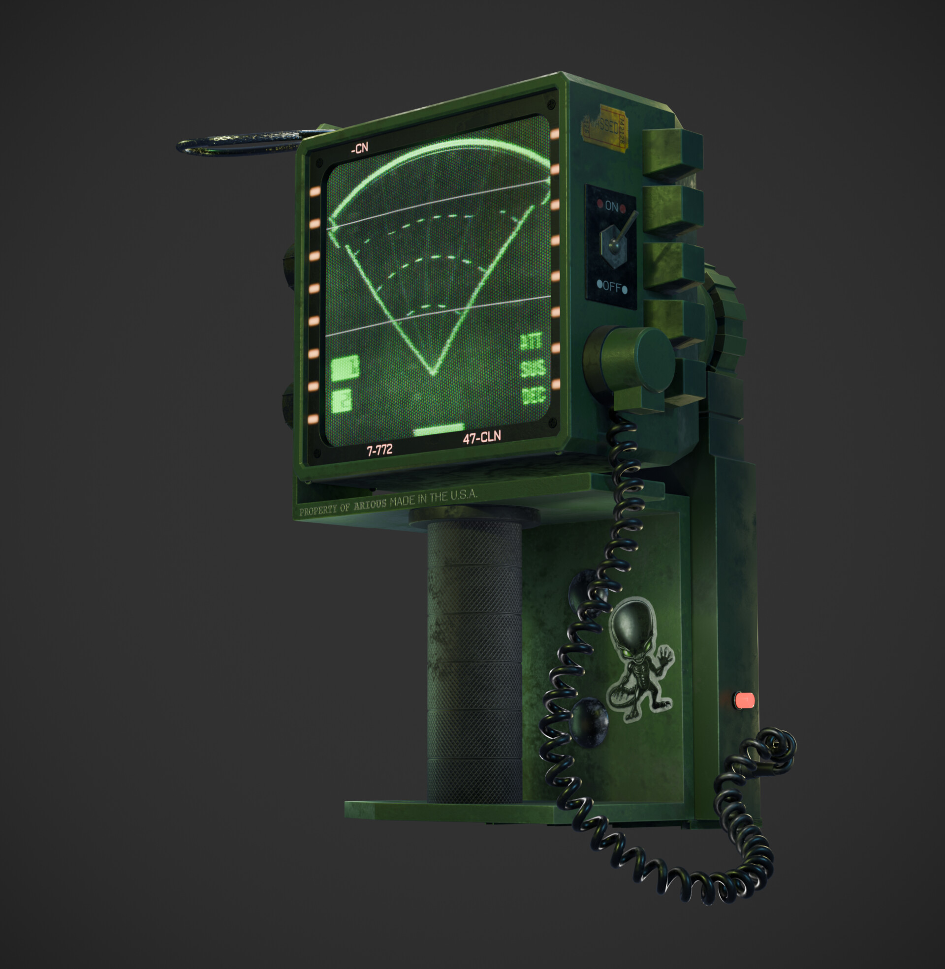 ArtStation - Alien motion tracker device