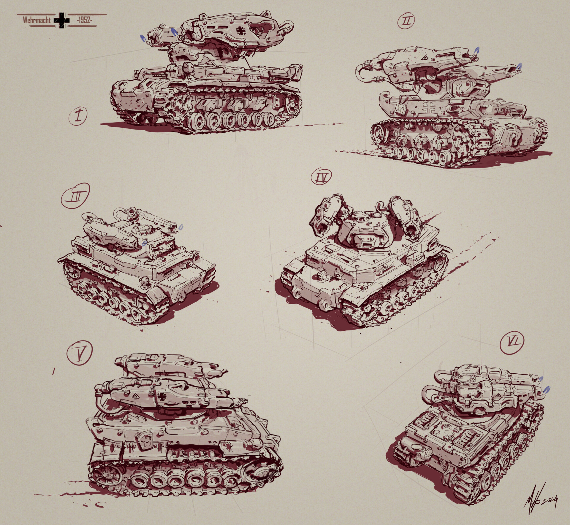 Michal Kus - Project: 1952 - Flammpanzer