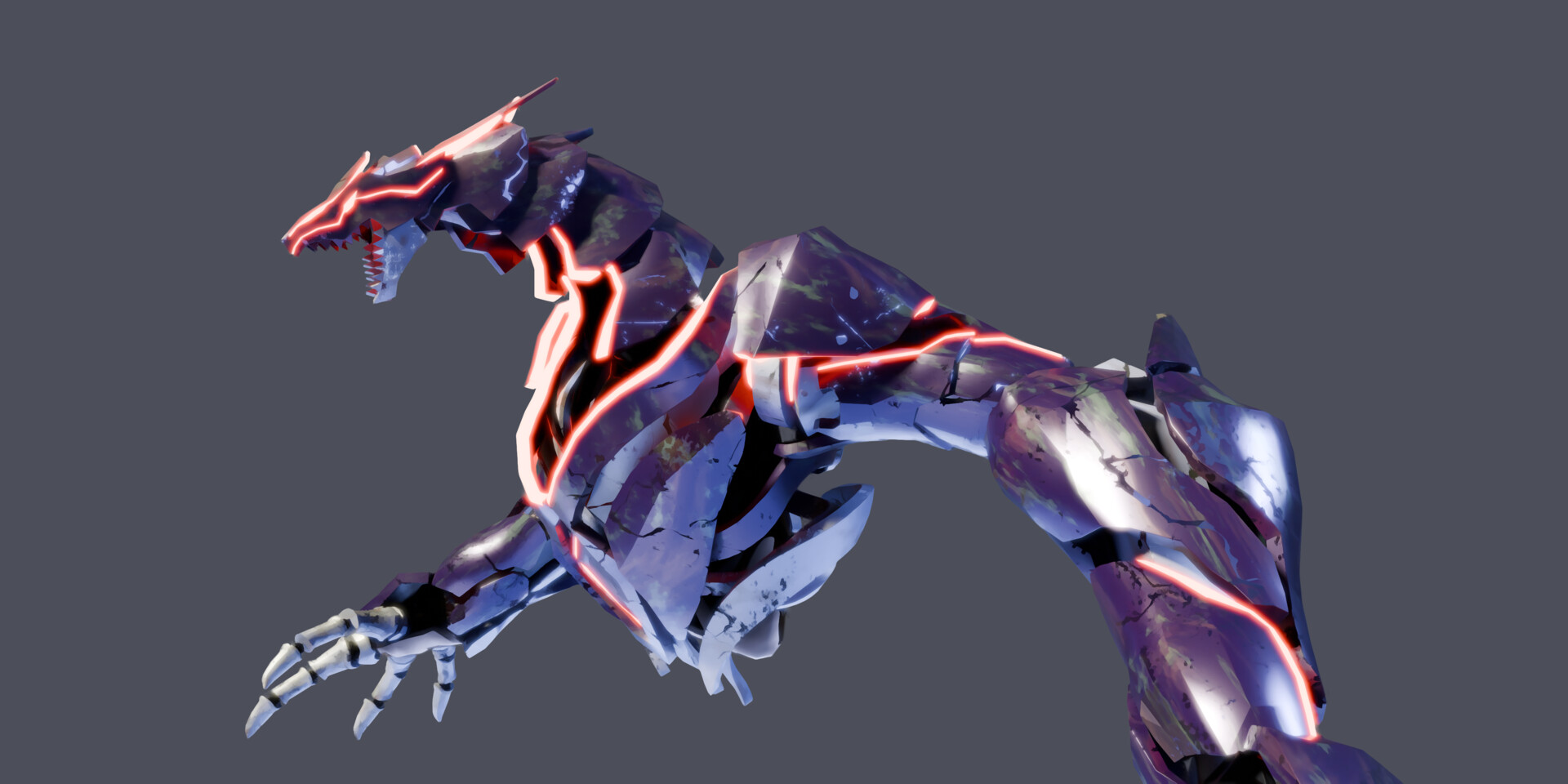 ArtStation - Mechanical Dragon [3D]