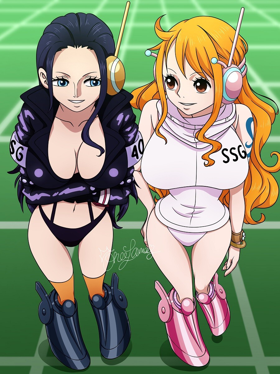 ArtStation - Nami and Robin Egghead